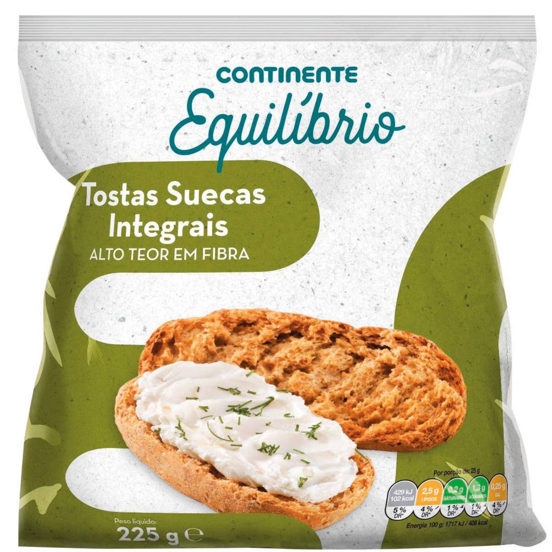 Tostas Suecas Integrais Continente Equilíbrio | Continente Online