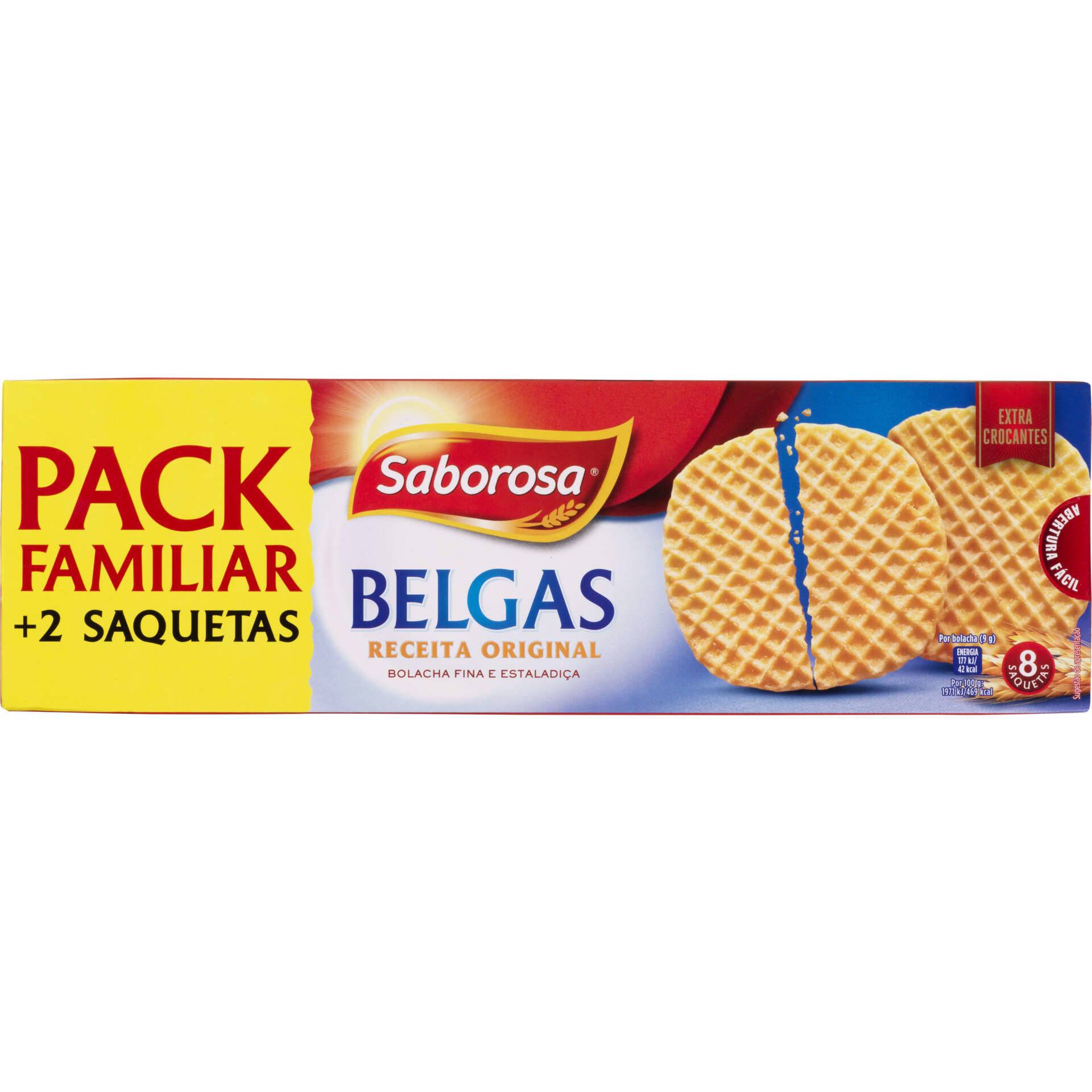 Bolachas Belgas Saborosa | Continente Online