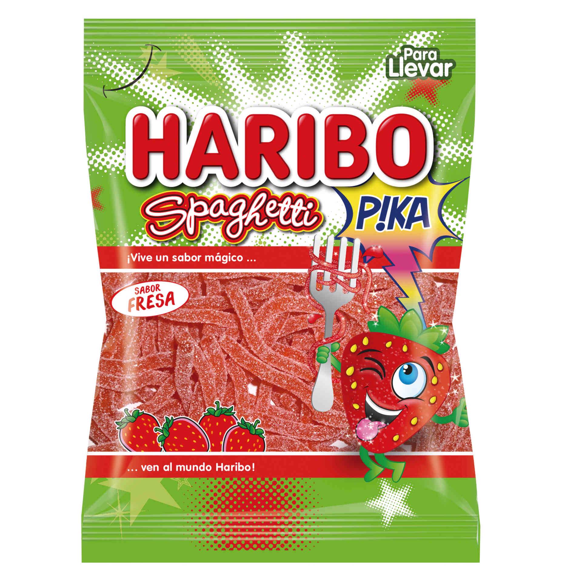 Gomas Spaghetti Pica Sabor Morango Haribo - emb. 75 gr | Continente Online