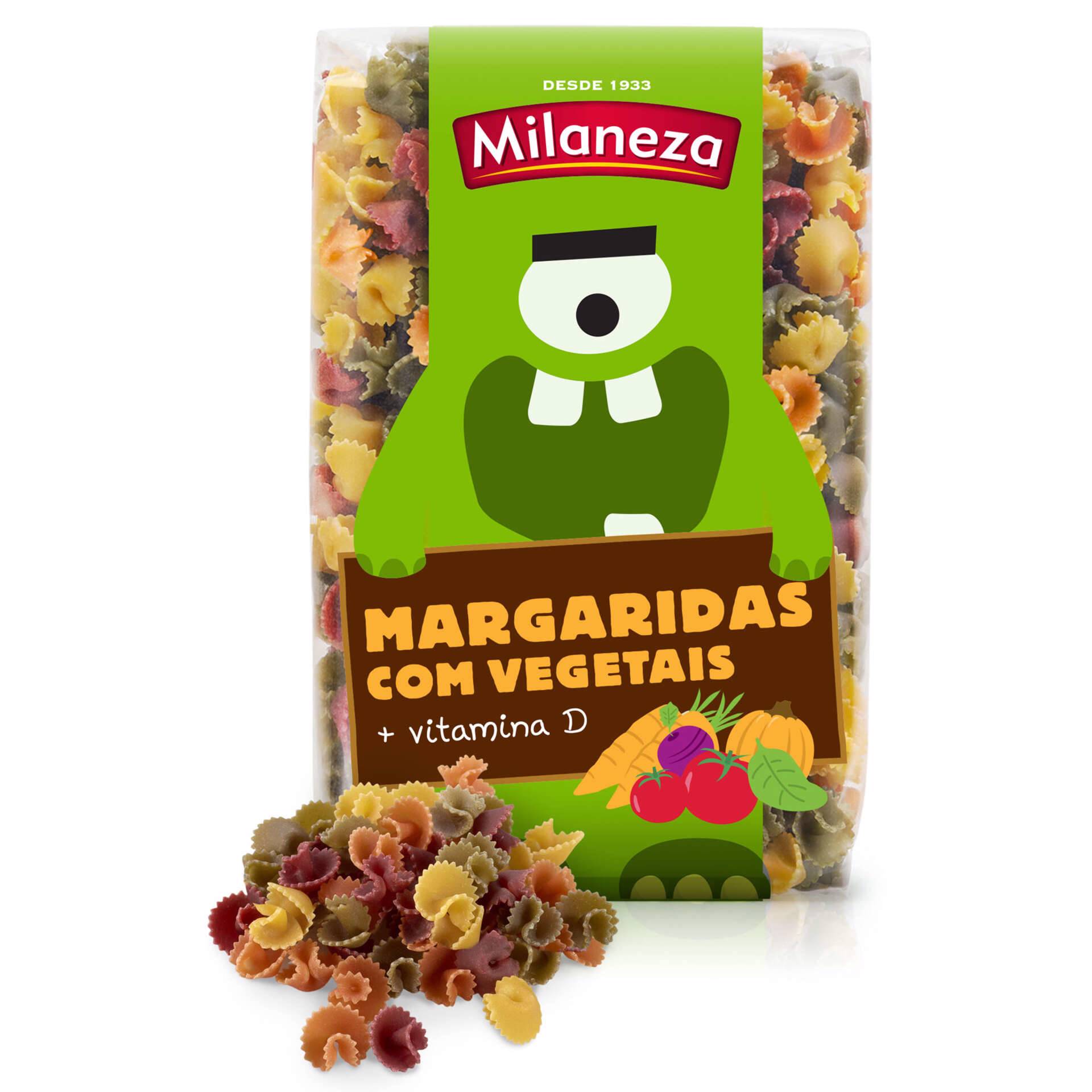 Massa Margaridas com Vegetais emb. 500 gr - Milaneza | Continente