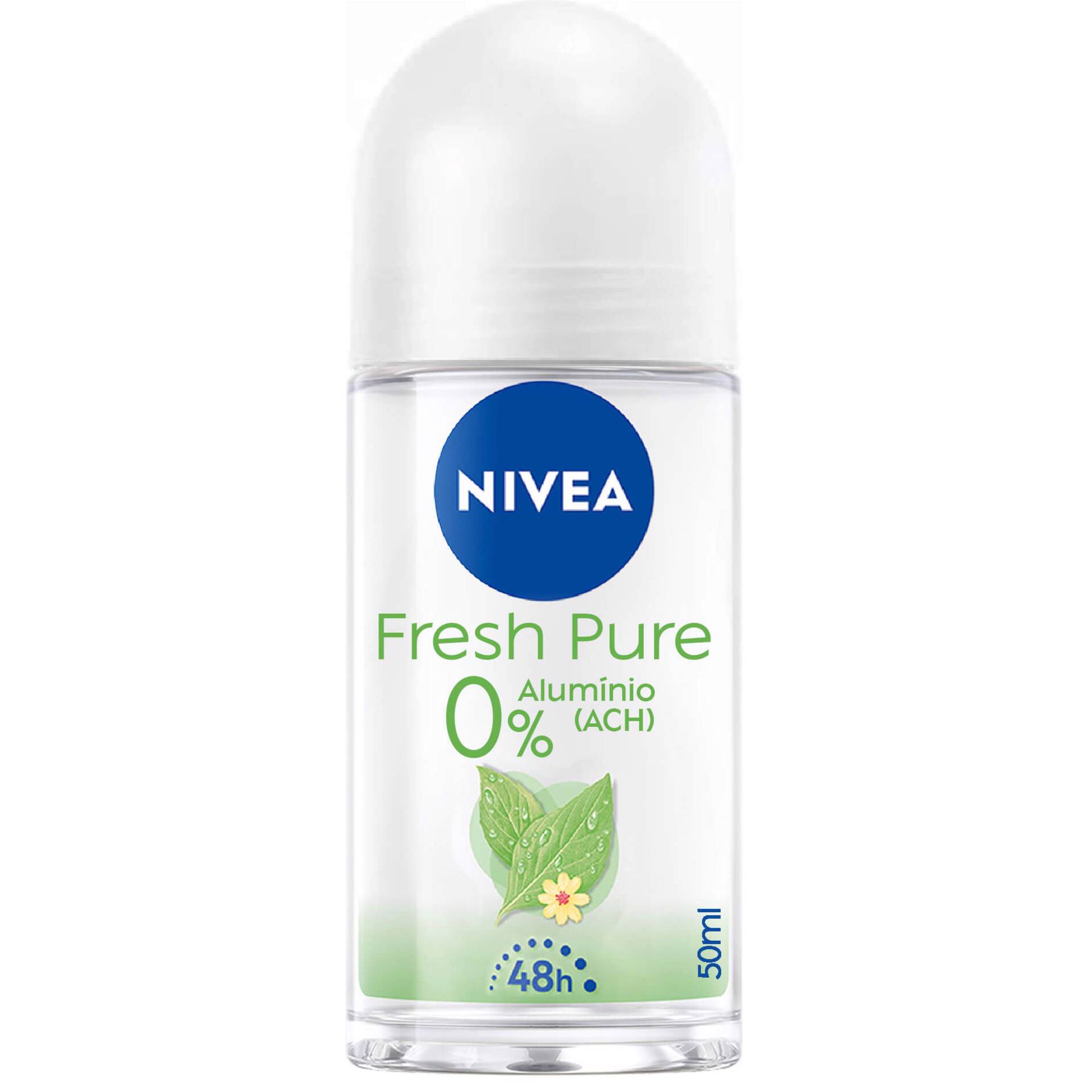 Desodorizante Roll On Pure & Natural Nivea - emb. 50 ml | Continente Online