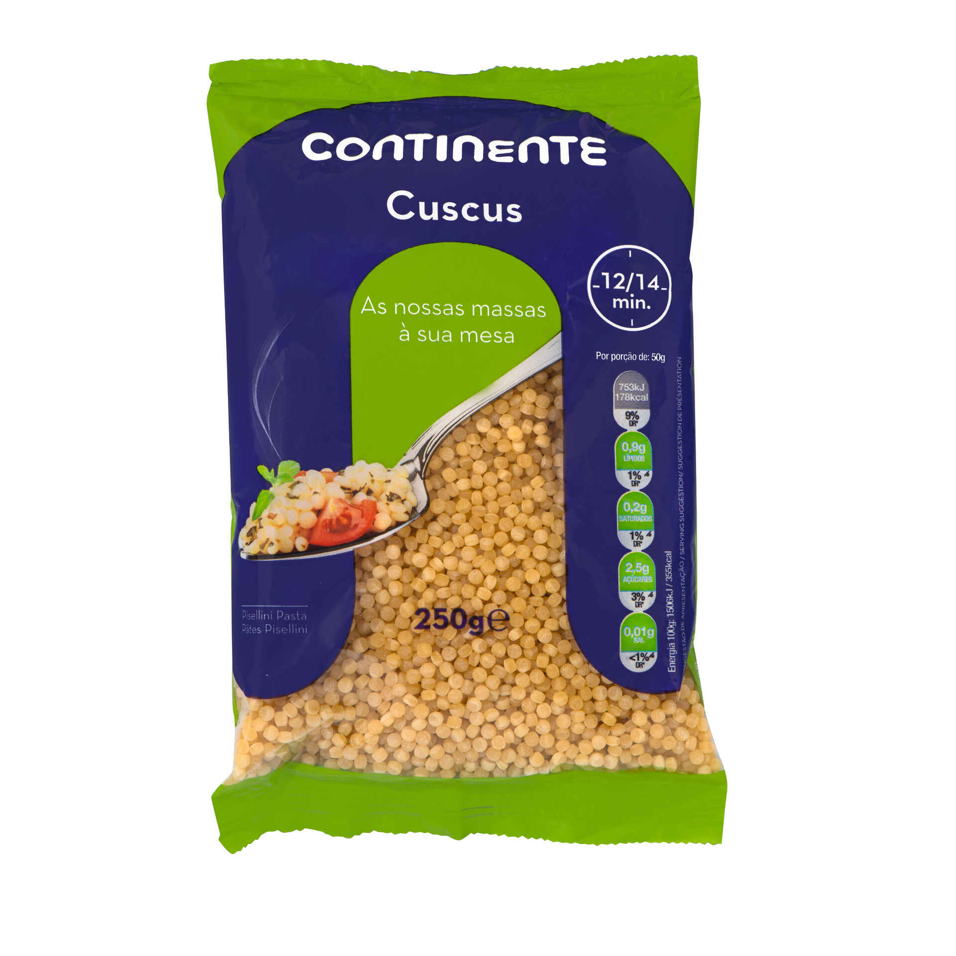Couscous Continente - emb. 250 gr | Continente Online