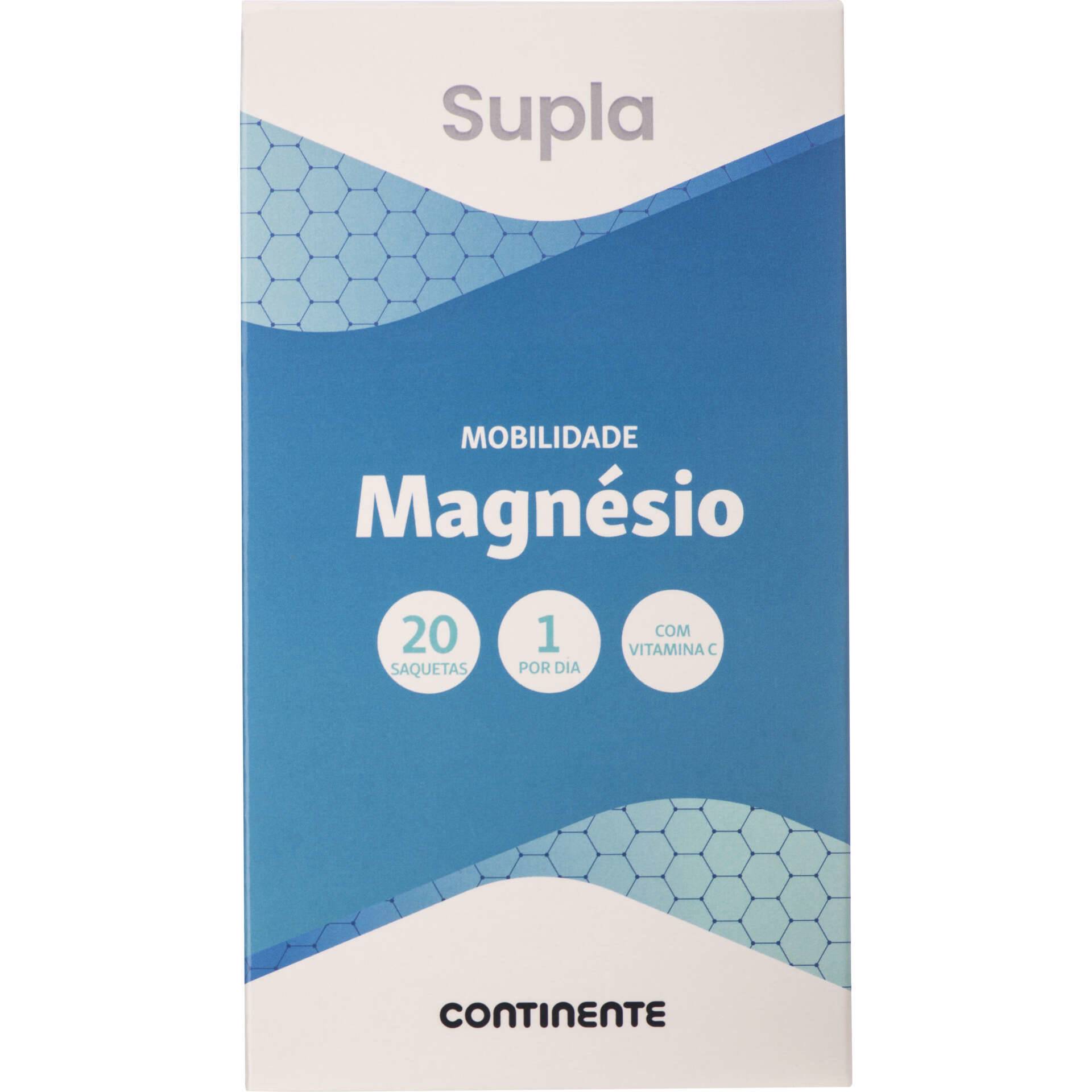 Suplemento Alimentar Magnésio Supla - emb. 20 un | Continente Online