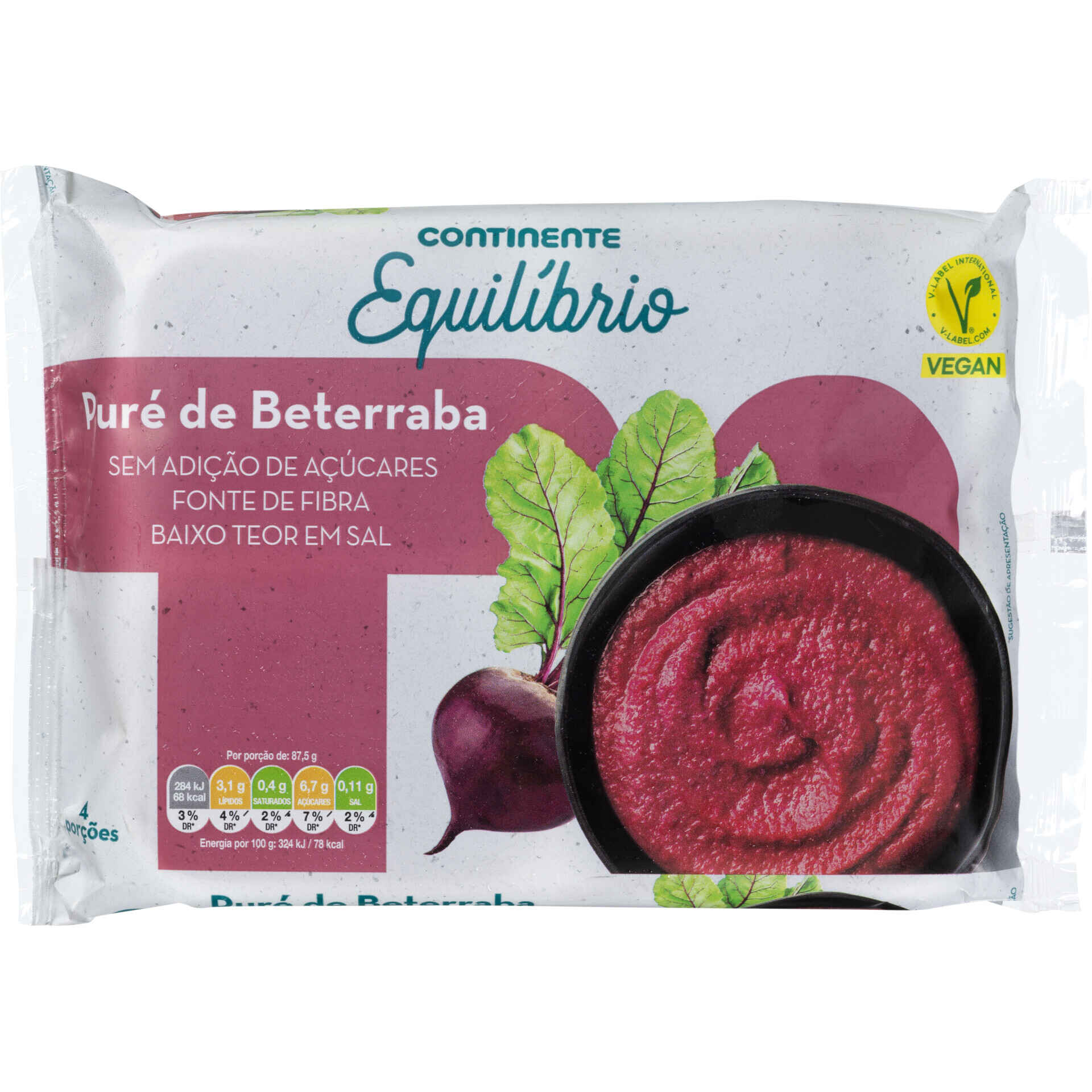 Puré de Beterraba Continente Equilíbrio | Continente Online