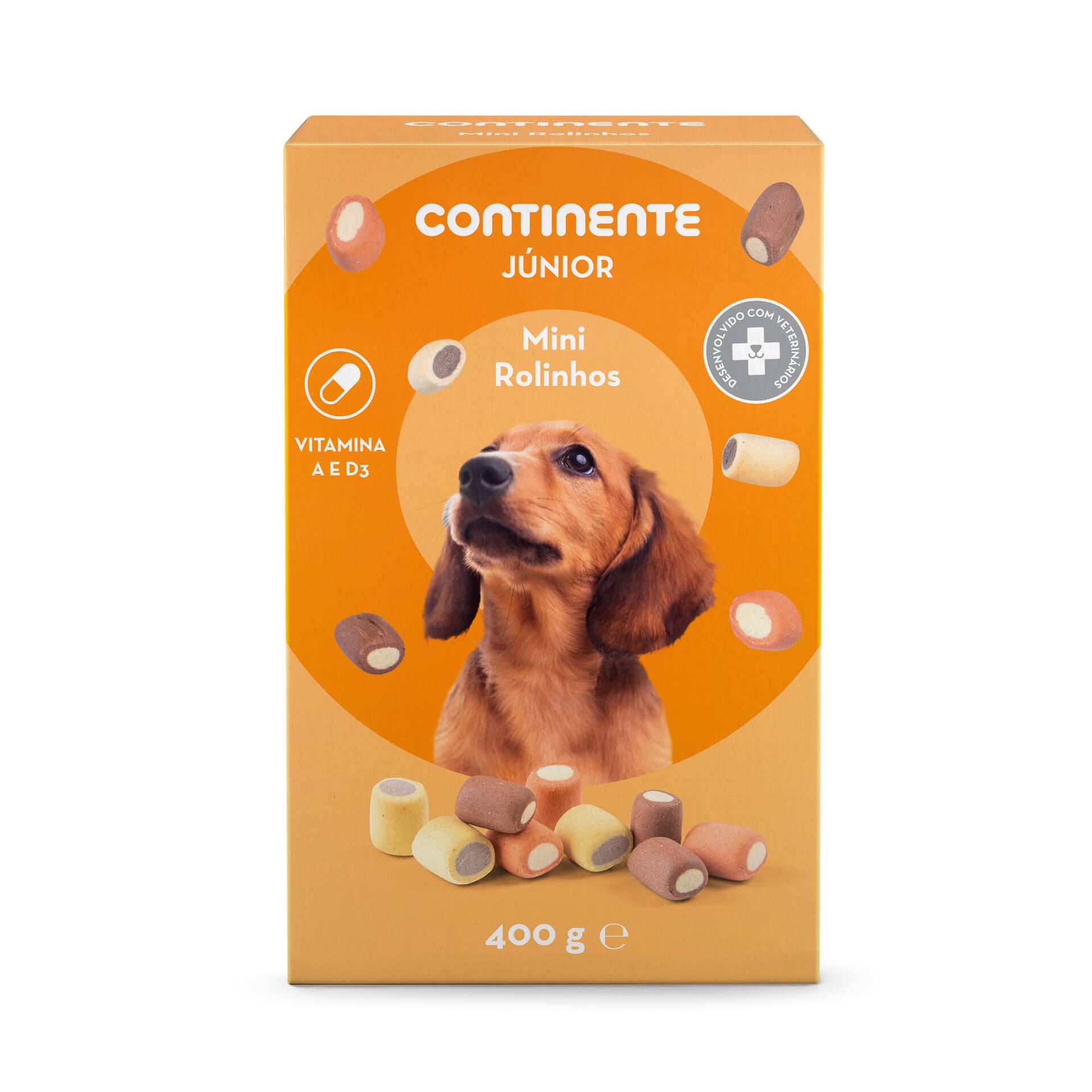 Snack para Cão Júnior Mini Biscoito Continente | Continente Online