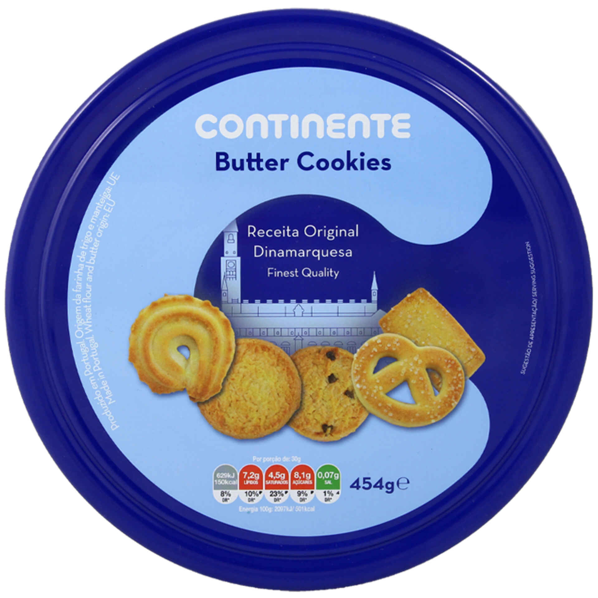 Bolachas de Manteiga Butter Cookies Continente - emb. 454 gr ...