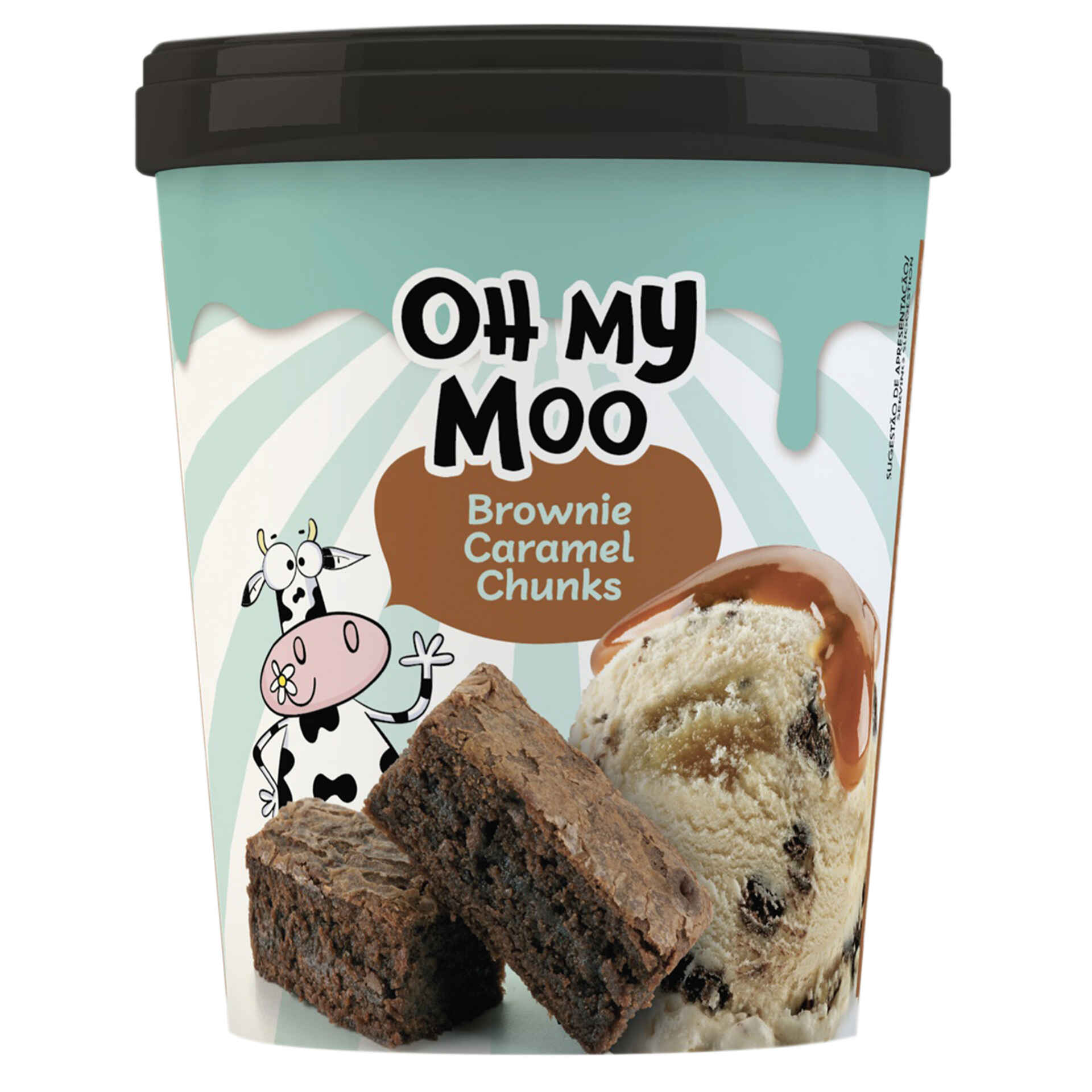Gelado Brownie Caramelo Chunks Oh My Moo - emb. 500 ml | Continente Online