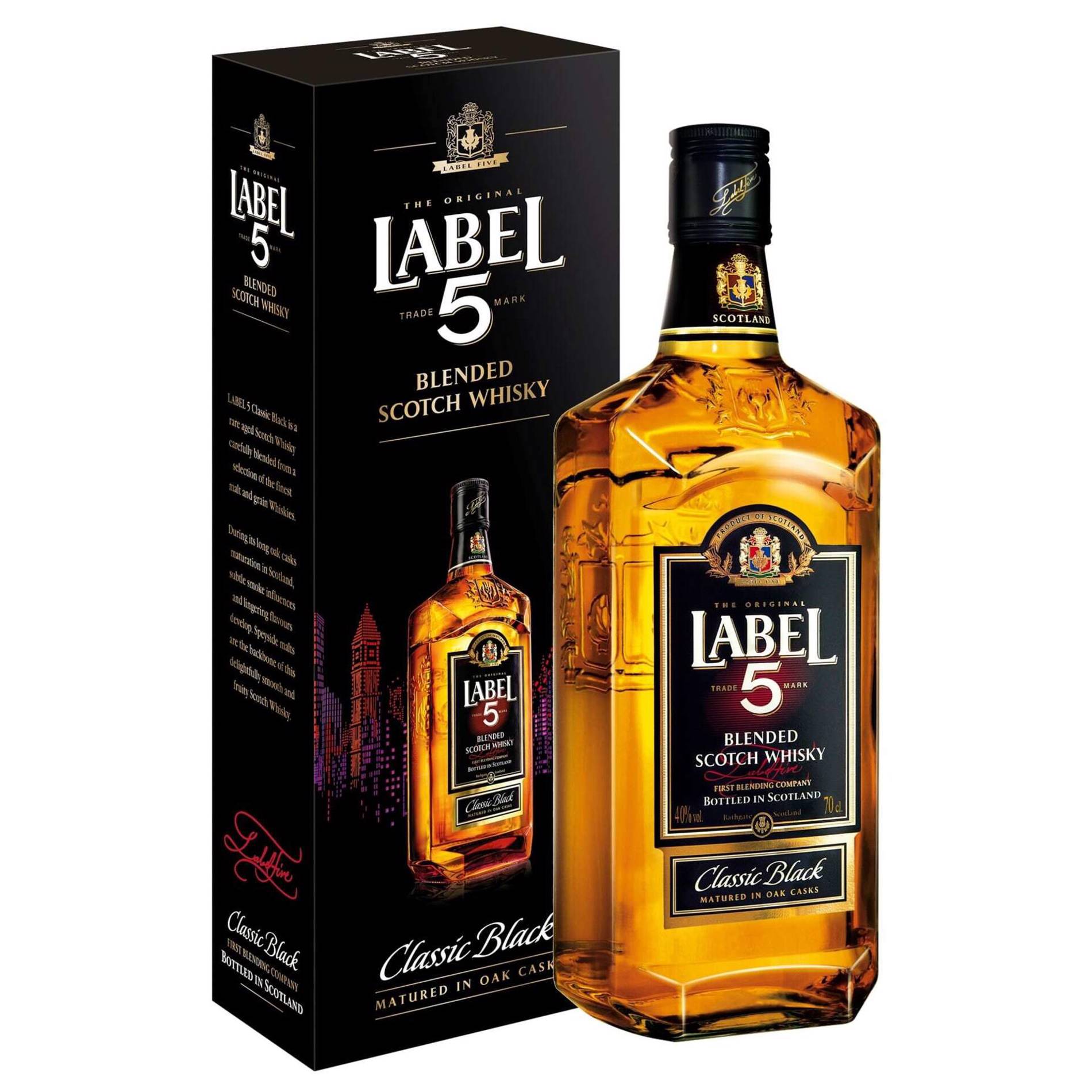 Whisky Scotch Label 5 | Continente Online