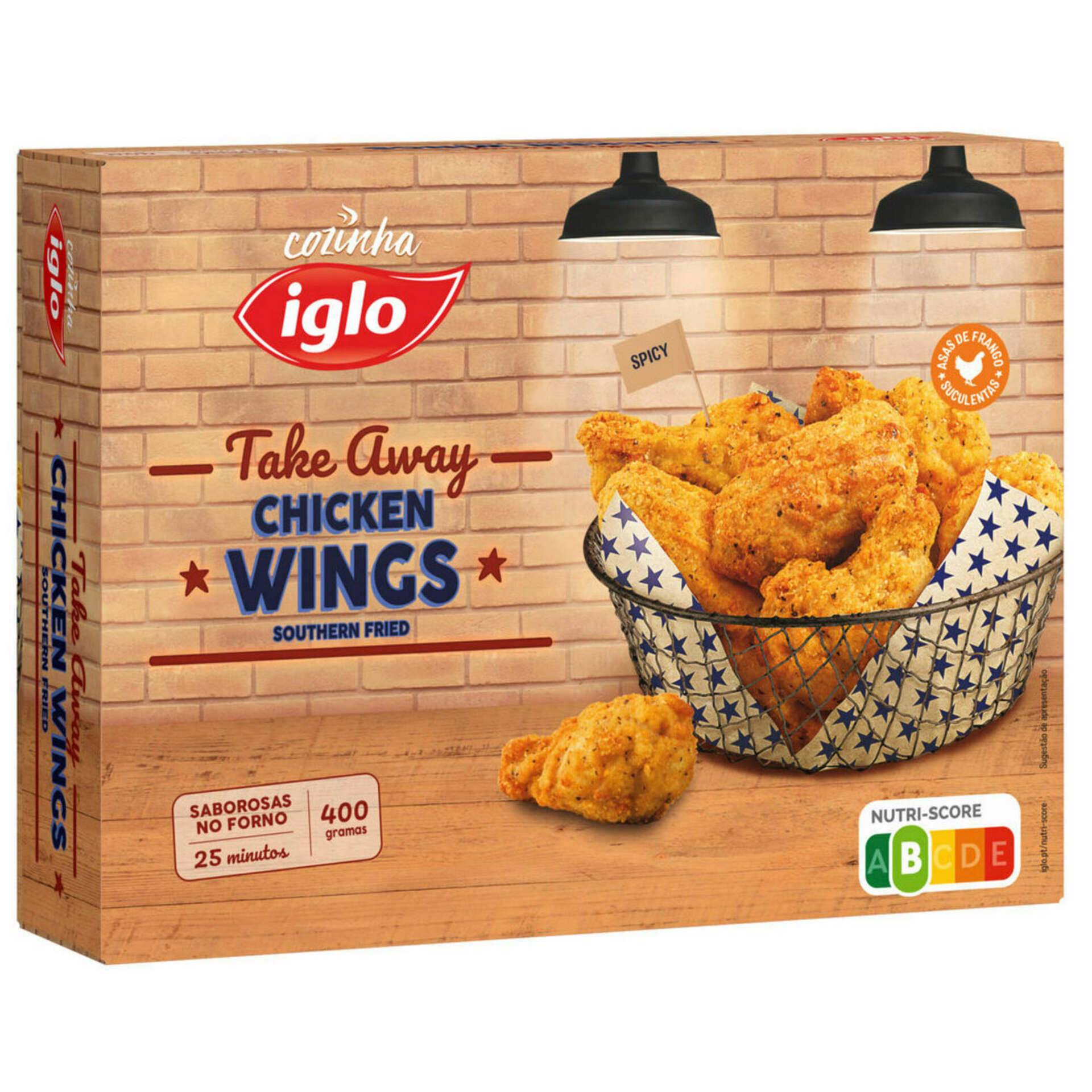 Chicken Wings Southern Fried Iglo Take Away - emb. 400 gr | Continente ...
