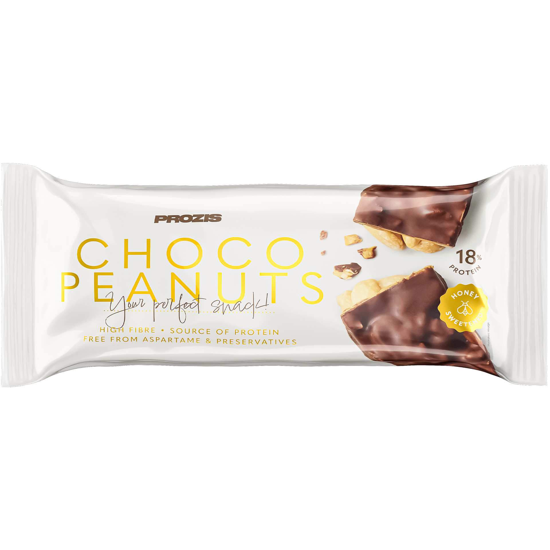 Barra de Chocolate de Leite com Amêndoa Prozis | Continente Online