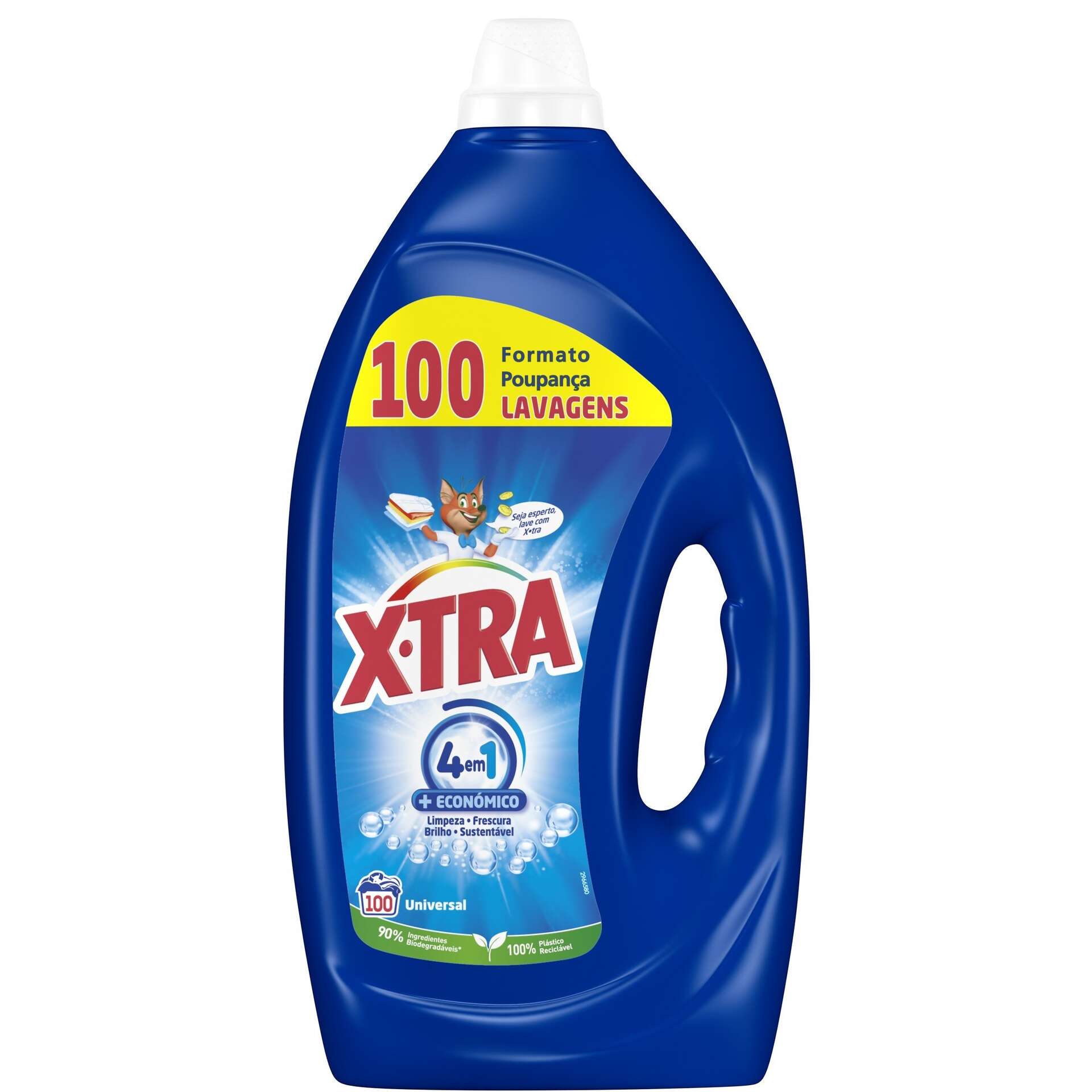 Detergente Máquina Roupa Líquido Universal Xtra - 100 doses ...
