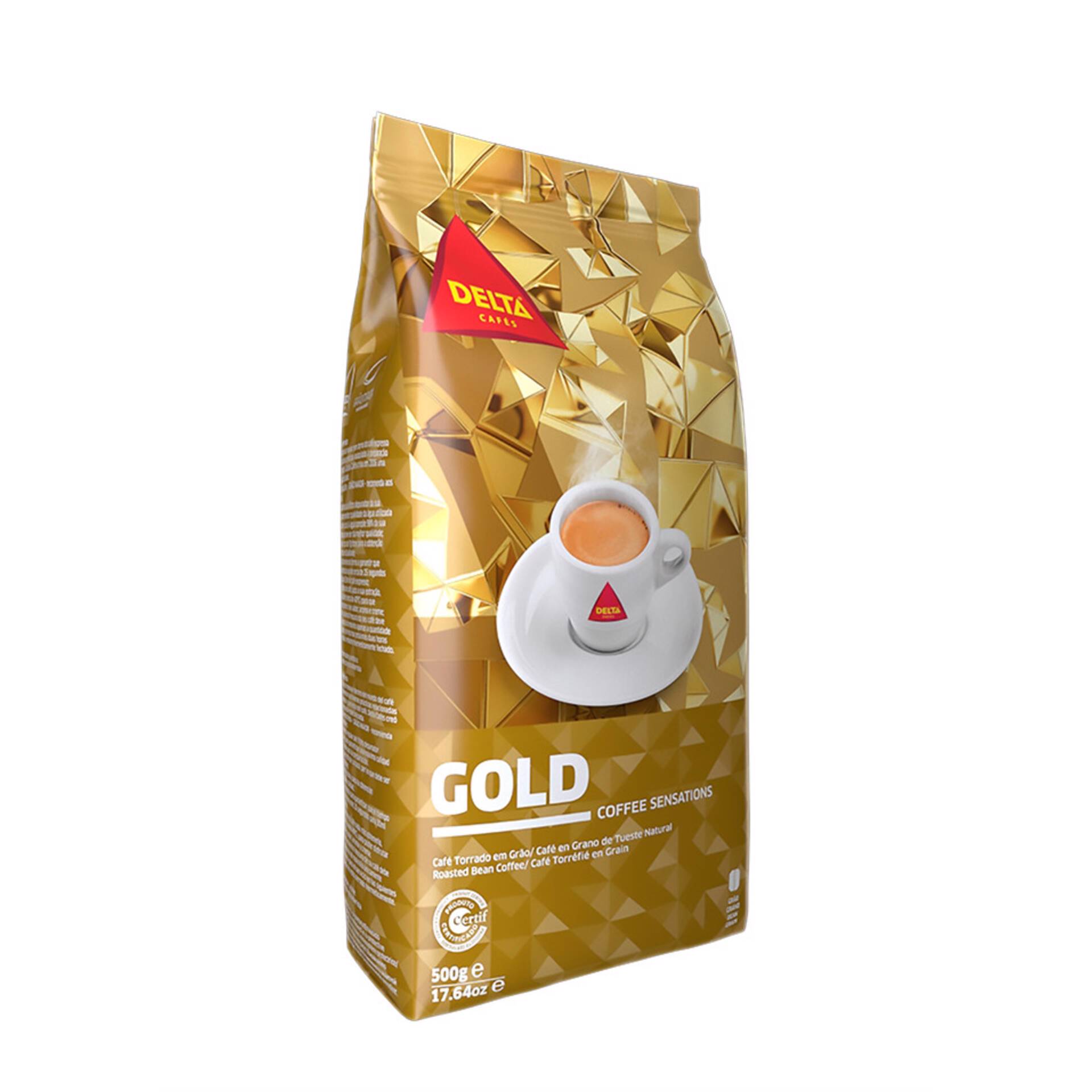 Café em Grão Gold Delta - emb. 500 gr | Continente Online