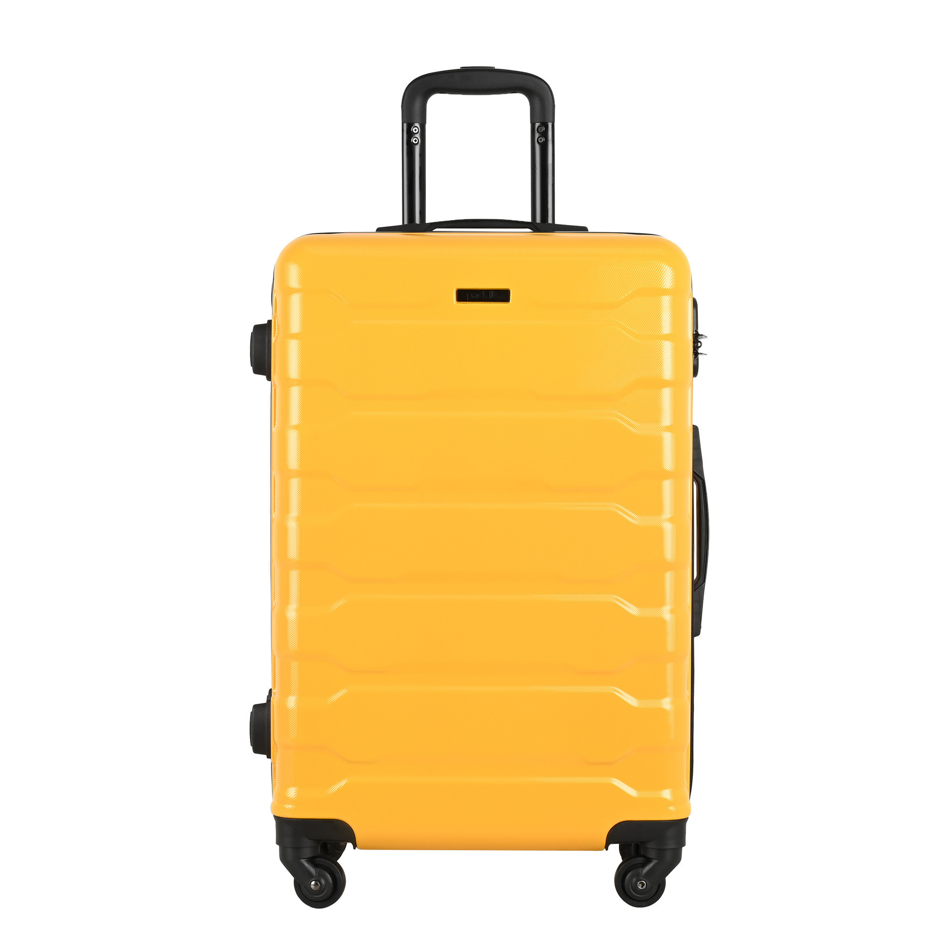 Mala de Viagem Média 4 Rodas Amarelo Santorini Pack It - 1 un ...