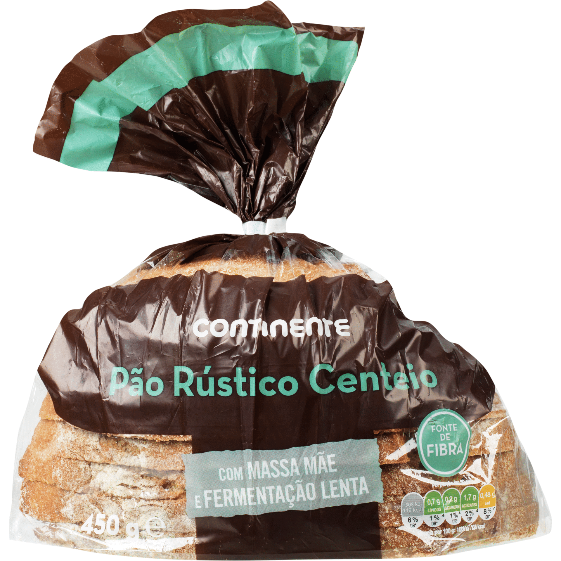 Pão Rústico Centeio Continente | Continente Online