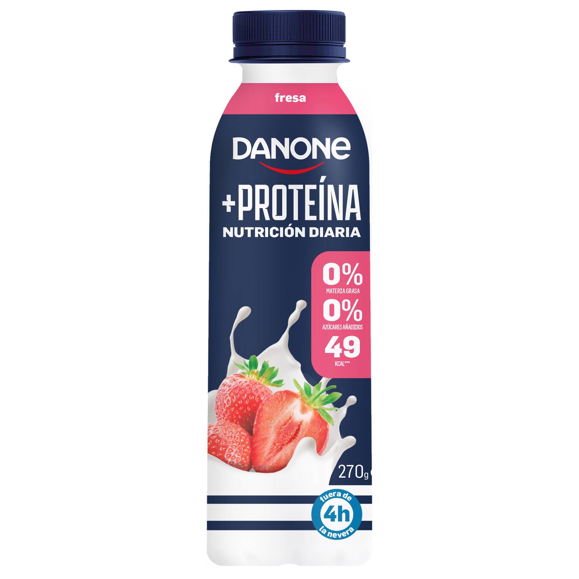 Iogurte Líquido Proteína Morango Danone - emb. 270 ml | Continente Online