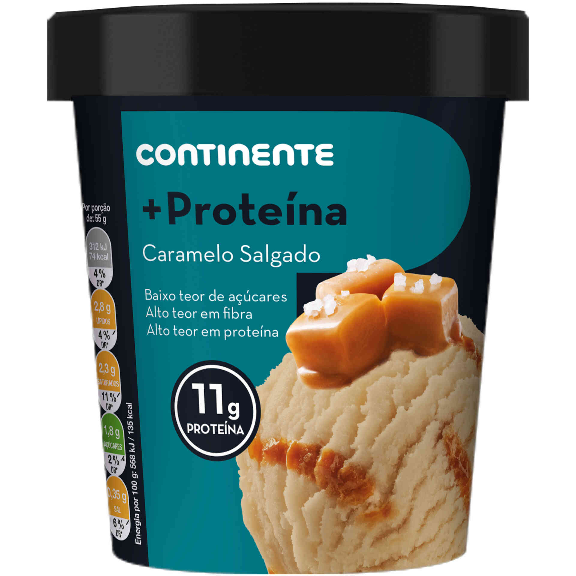 Gelado Proteína Caramelo Salgado Continente | Continente Online