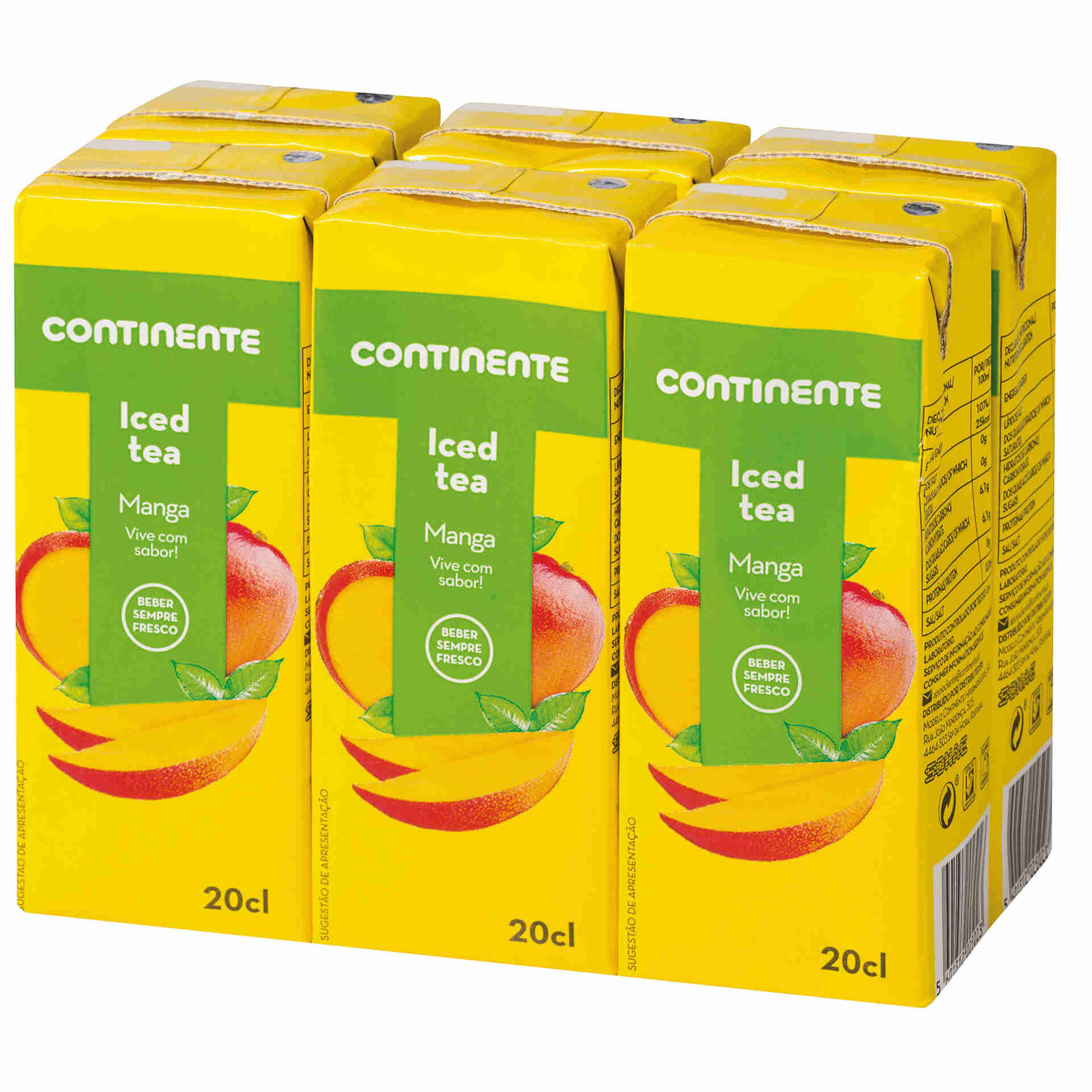 Ice Tea Manga emb. 6 x 20 cl - Continente | Continente
