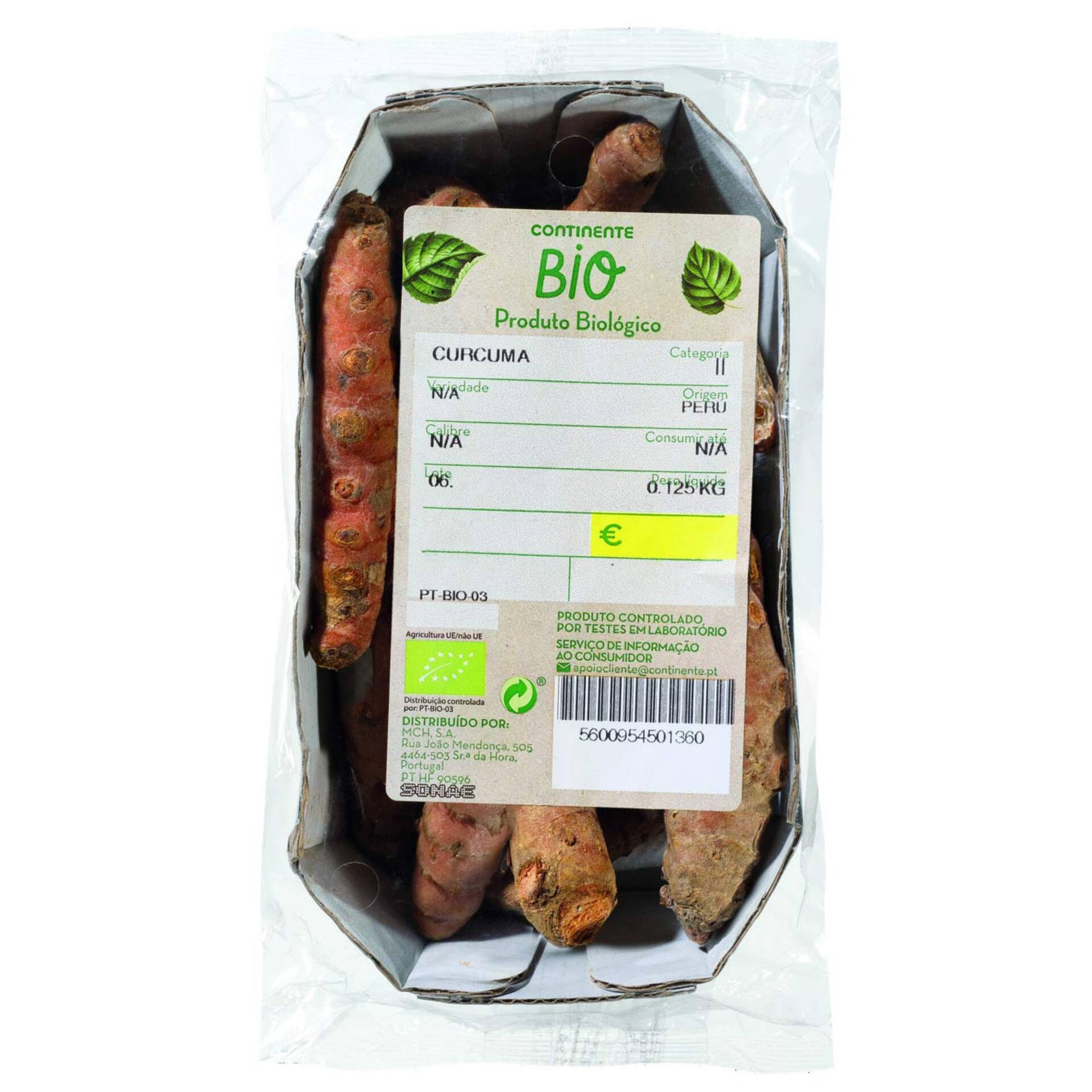 Curcuma Biológica Fresca Continente Bio - emb. 125 gr | Continente Online