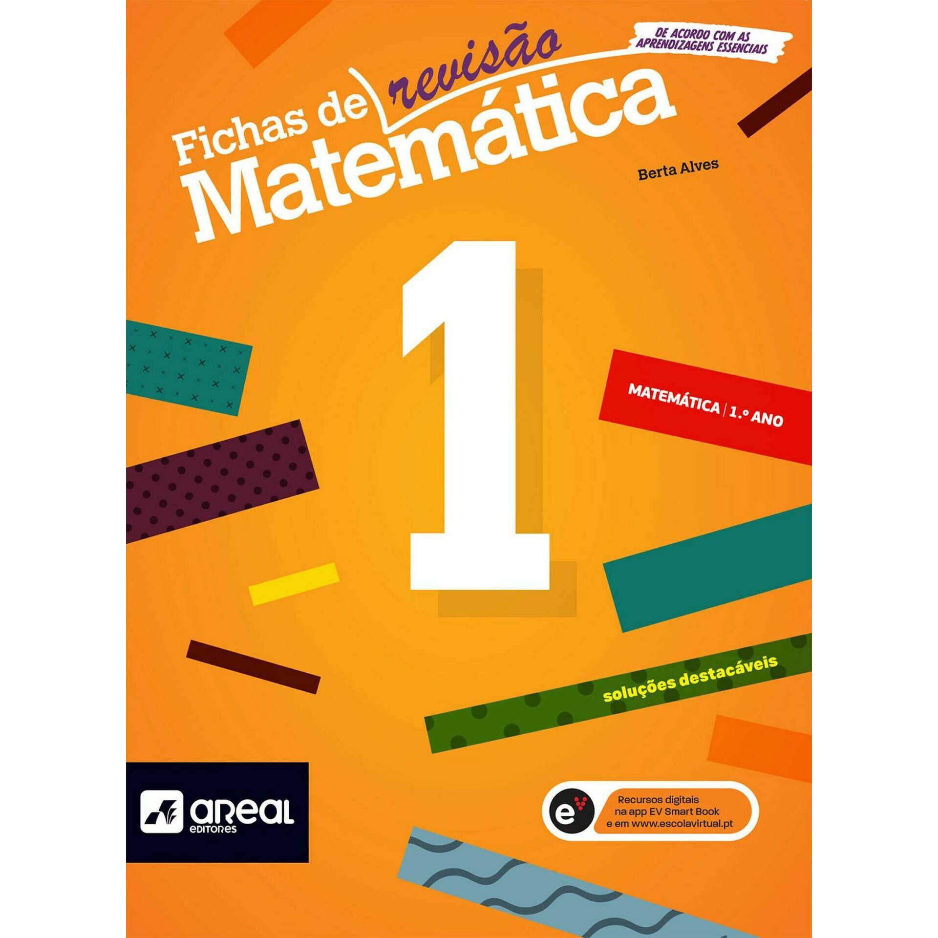 Fichas de Matemática 1 - 1º Ano Areal Editores | Continente Online