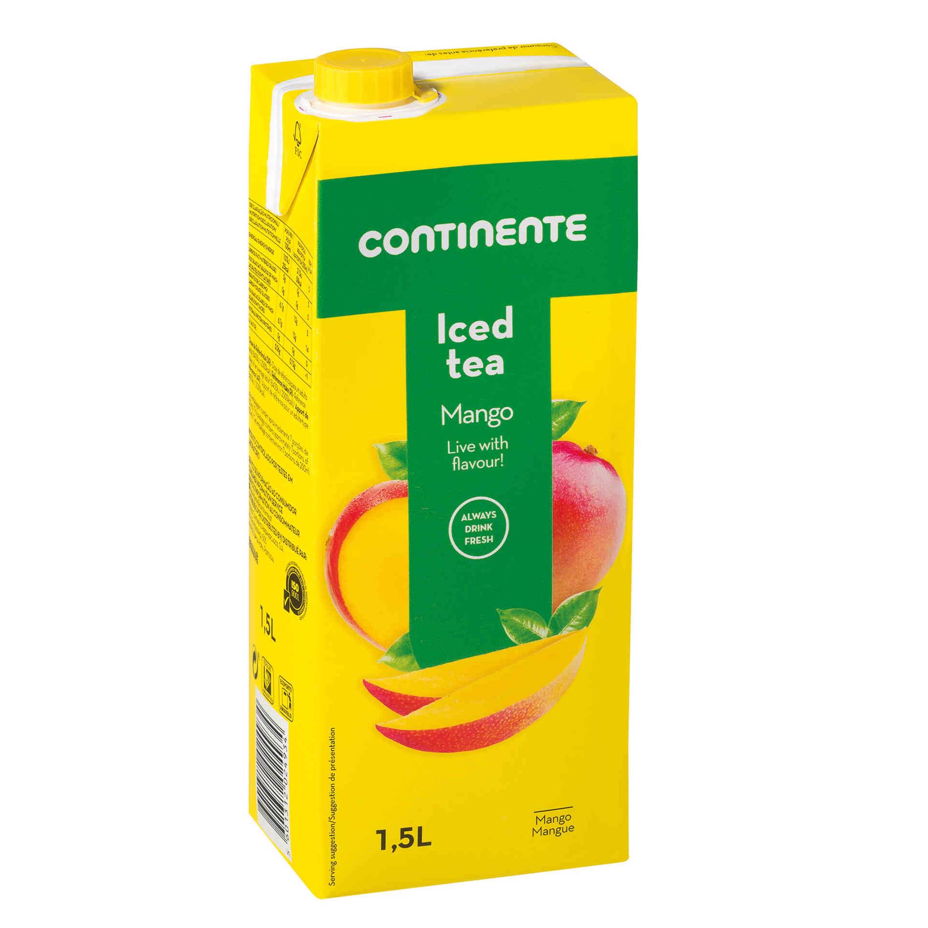 Ice Tea Manga Continente - emb. 1,5 lt | Continente Online