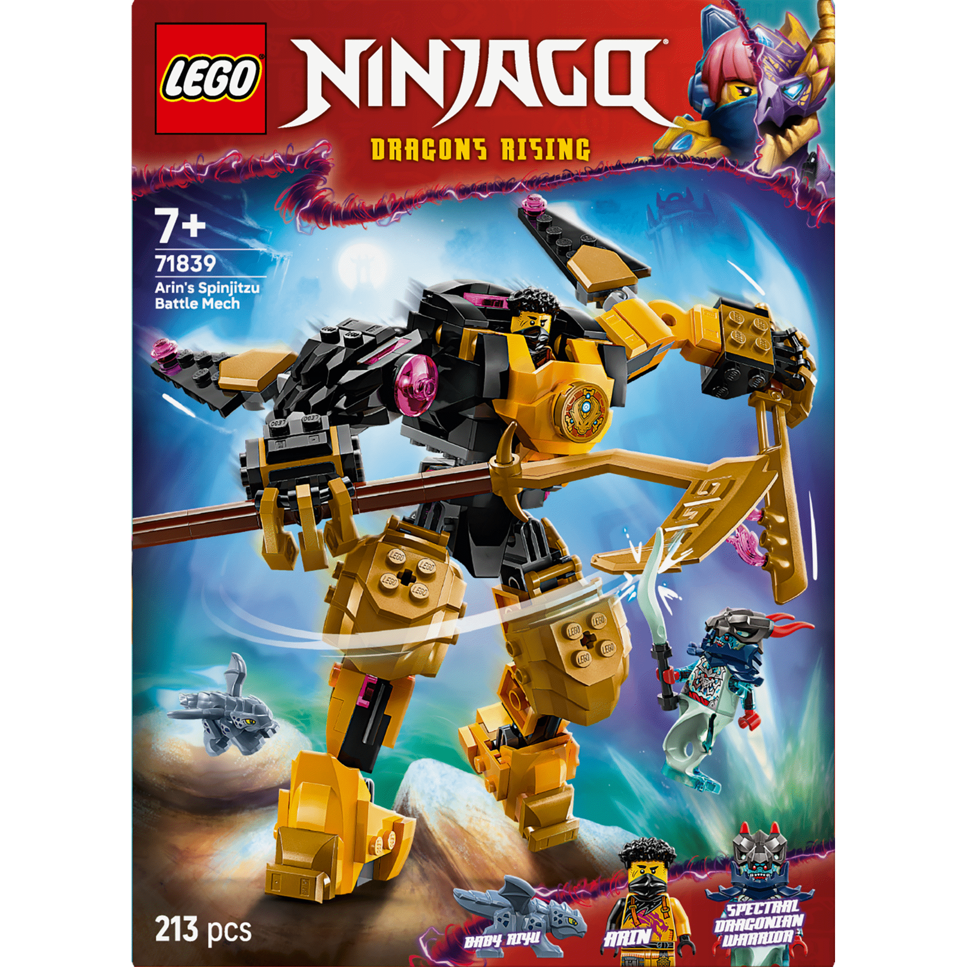 Mech de Batalha Spinjitzu do Arin - 71839 LEGO Ninjago | Continente Online