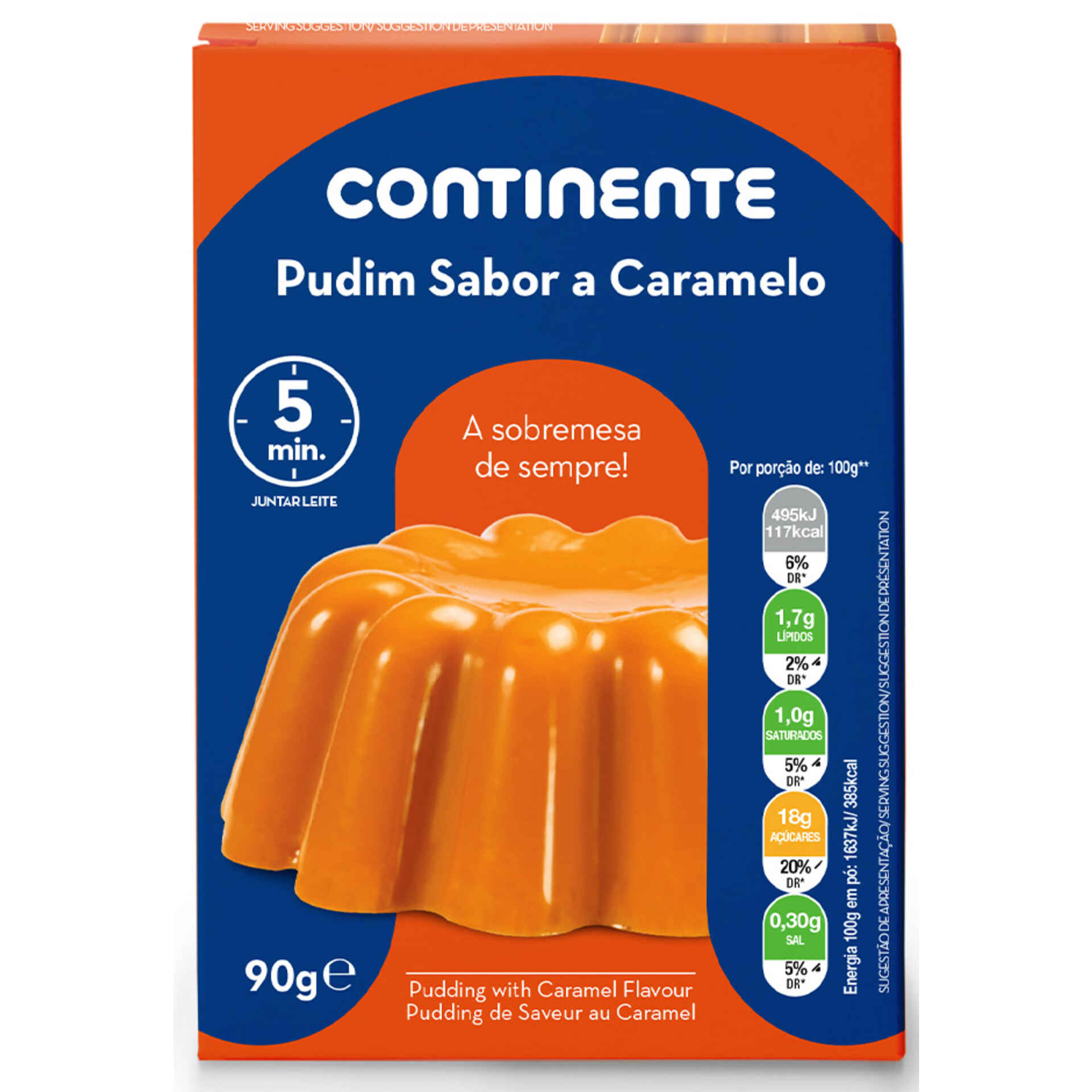 Pudim de Caramelo Continente | Continente Online
