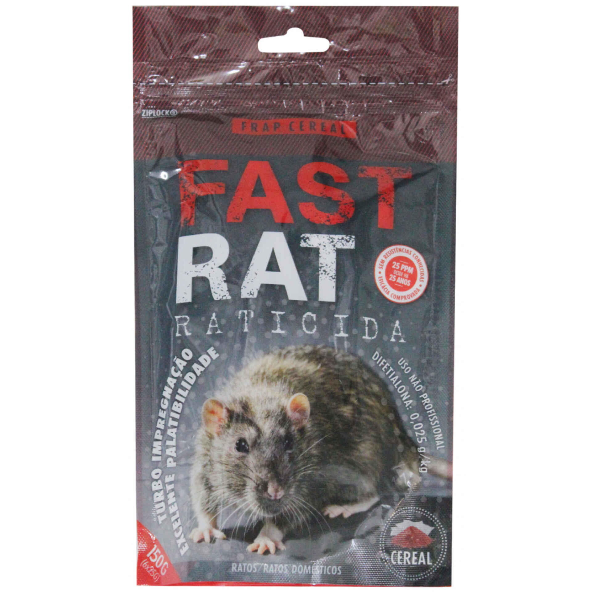 Raticida Fast Rat Cereal KB - emb. 6 x 25 gr | Continente Online