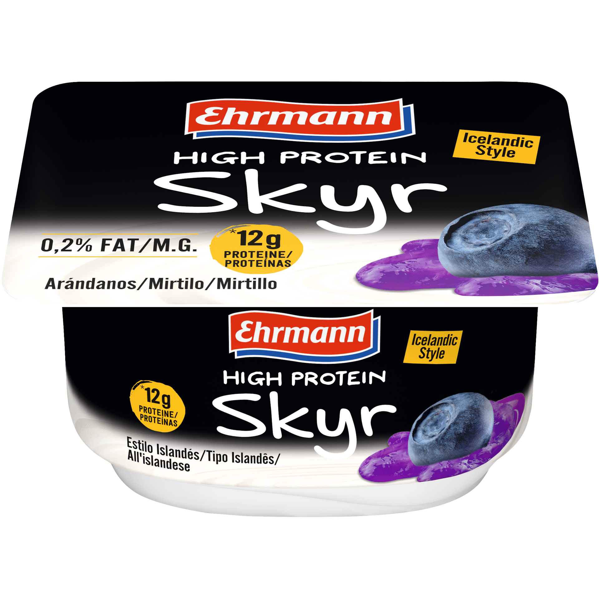 Iogurte Skyr Mirtilo Ehrmann - emb. 150 gr | Continente Online