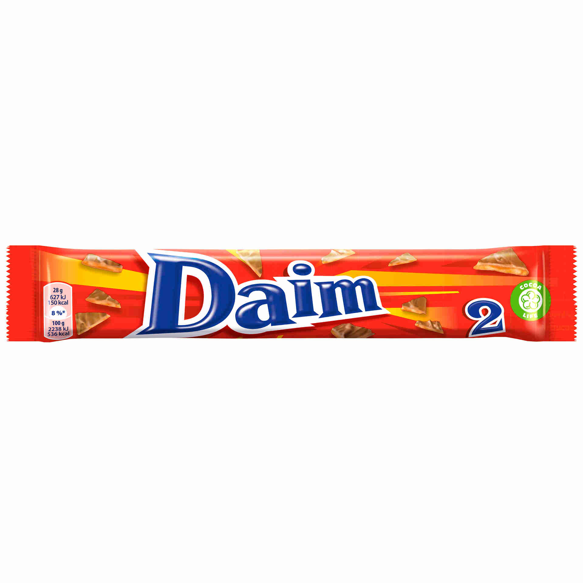Chocolate de Leite com Caramelo Stick Daim - emb. 56 gr | Continente Online