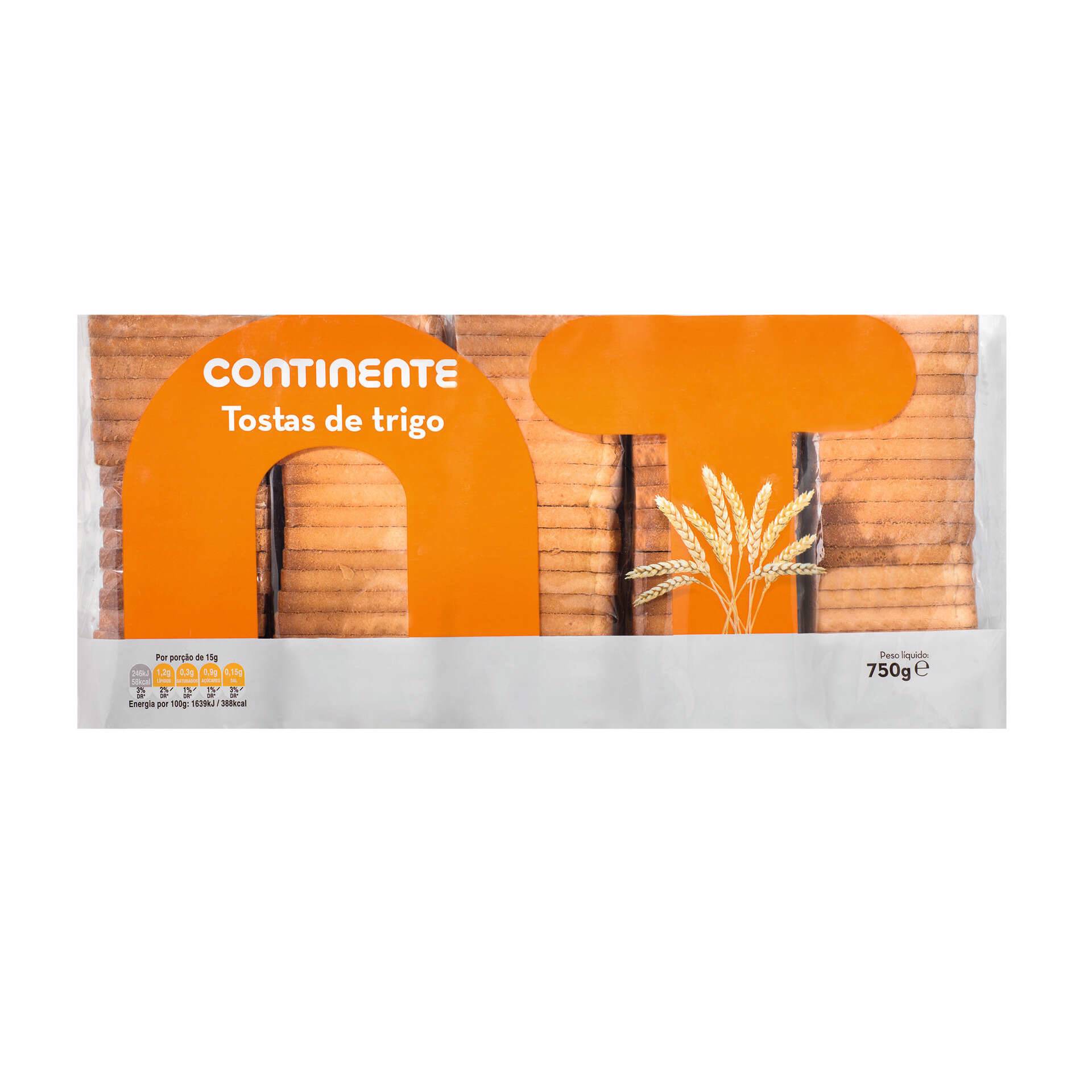 Tostas de Trigo Continente | Continente Online