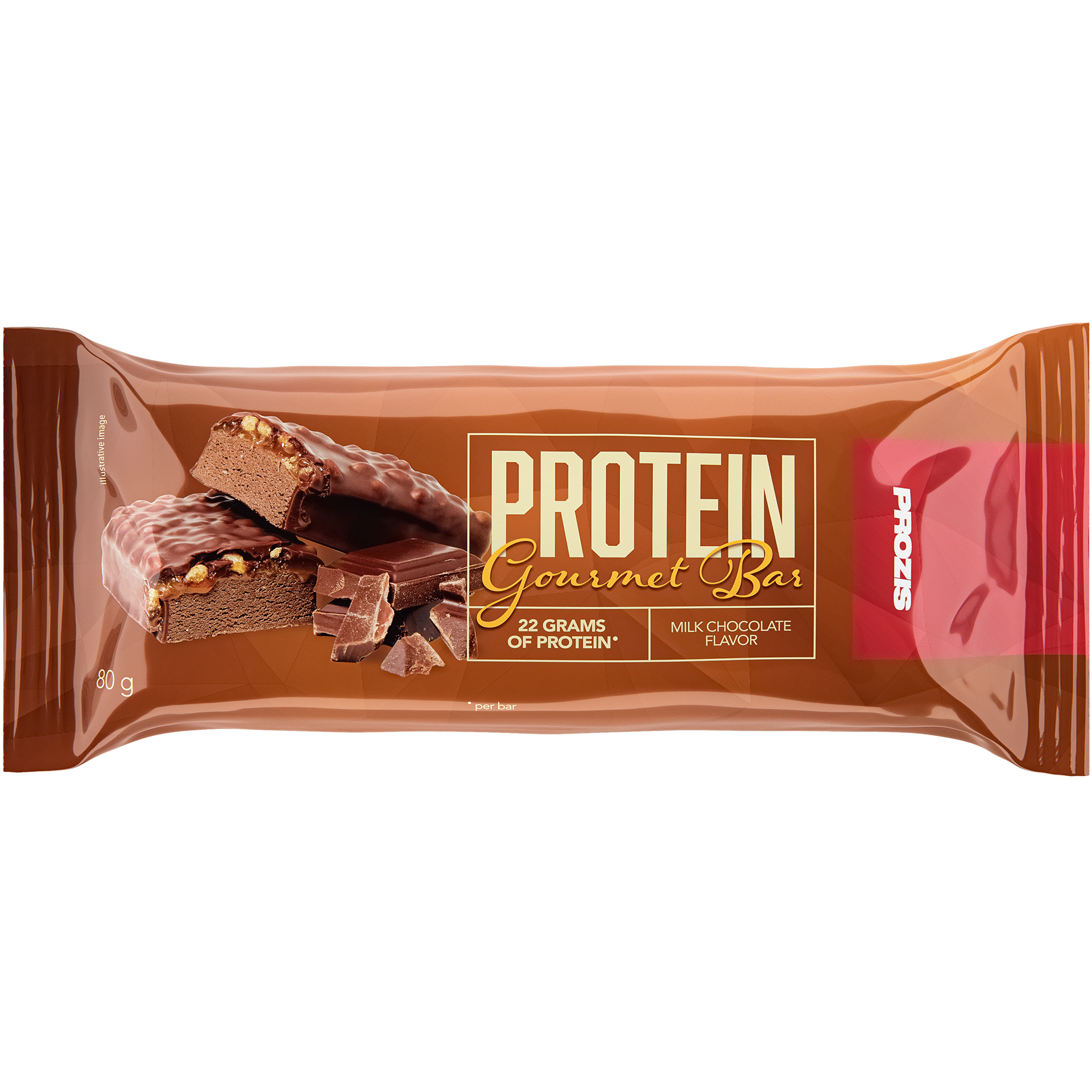 Barra Proteína Gourmet Chocolate de Leite Prozis | Continente Online