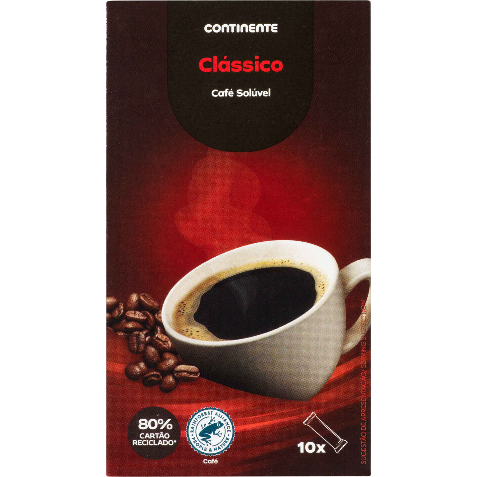 Café Solúvel Clássico Saquetas Continente | Continente Online