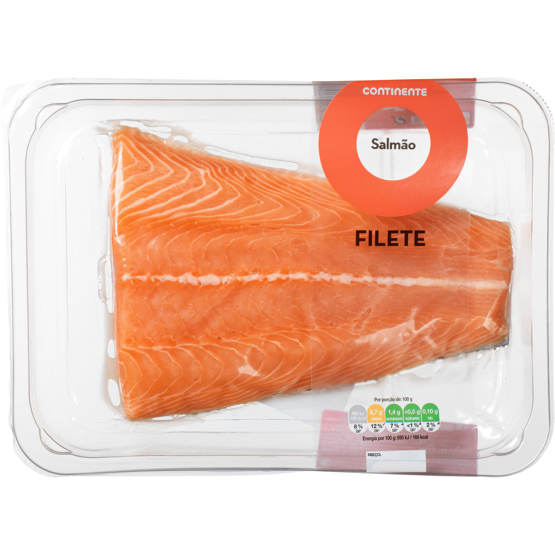 Filetes de Salmão Fresco Continente - emb. 300 gr | Continente Online
