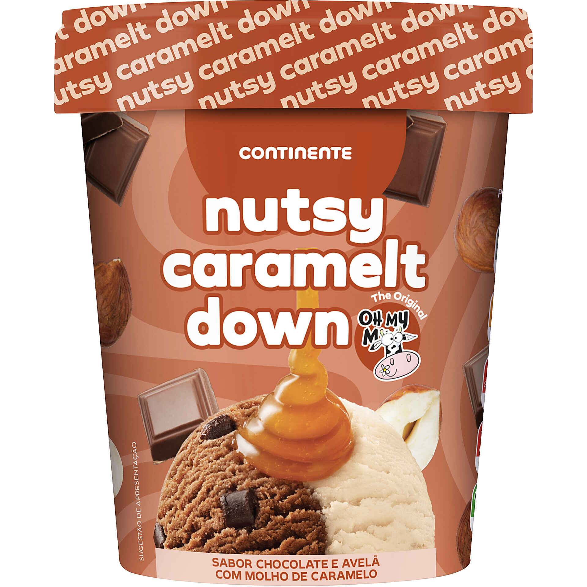 Gelado Nutsy Caramelt Down Continente | Continente Online