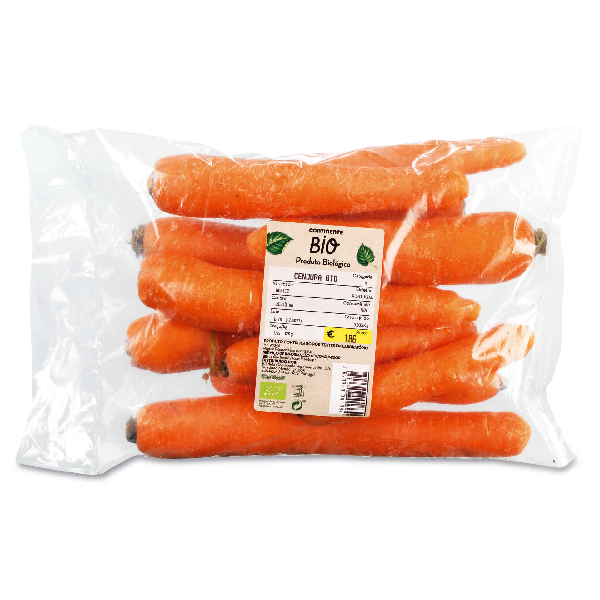 Cenoura Biológica - Continente Bio | Continente Online