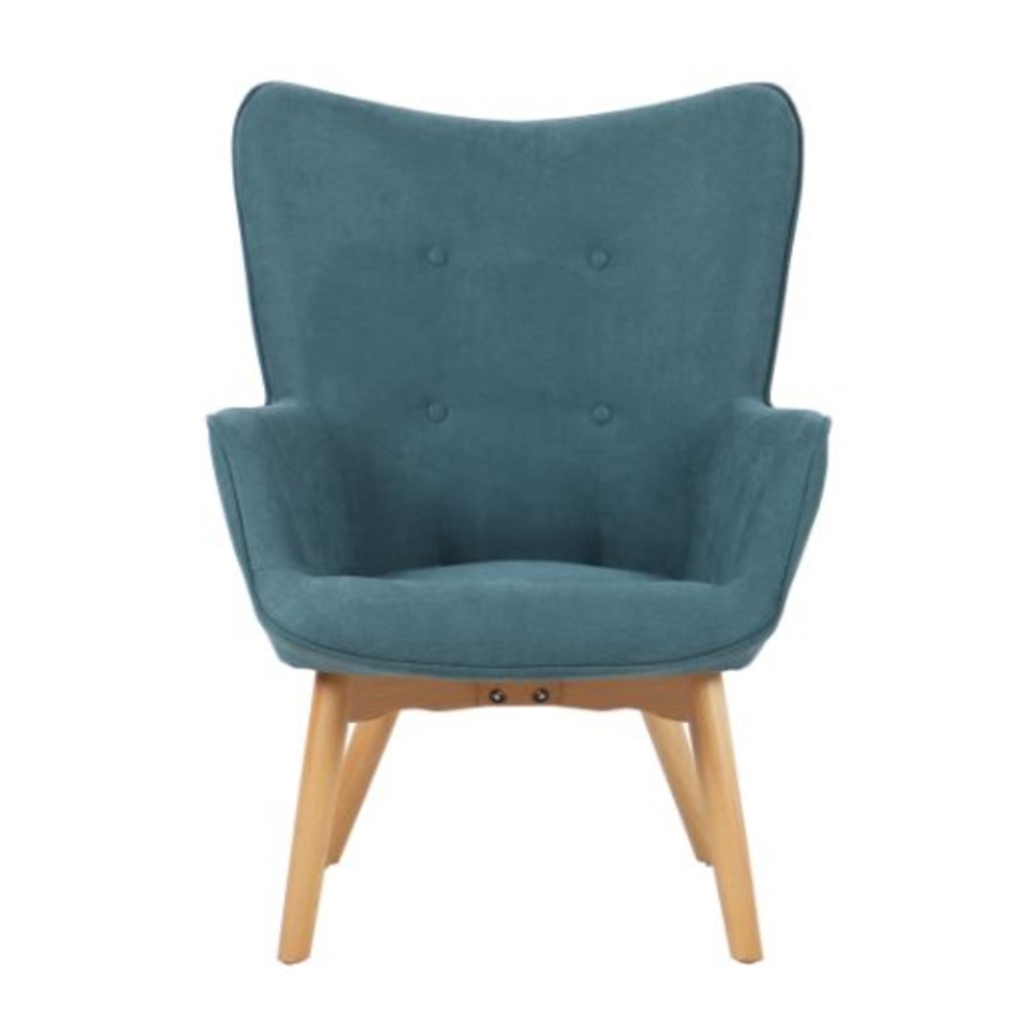 Poltrona Azul Petróleo Úrsula Kasa - 1 un | Continente Online