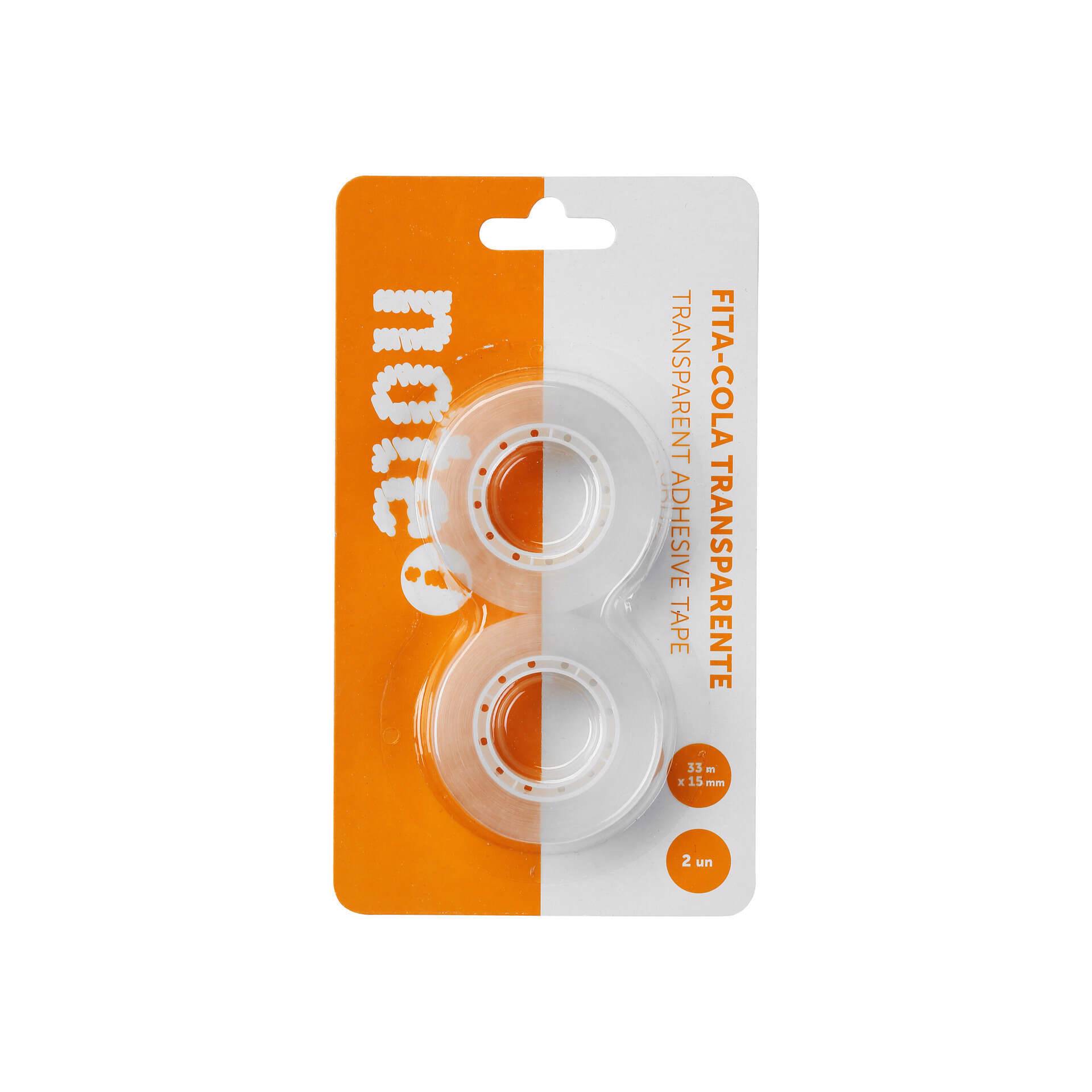 Fita Cola Transparente 33m x 15mm Note! - 2 un | Continente Online