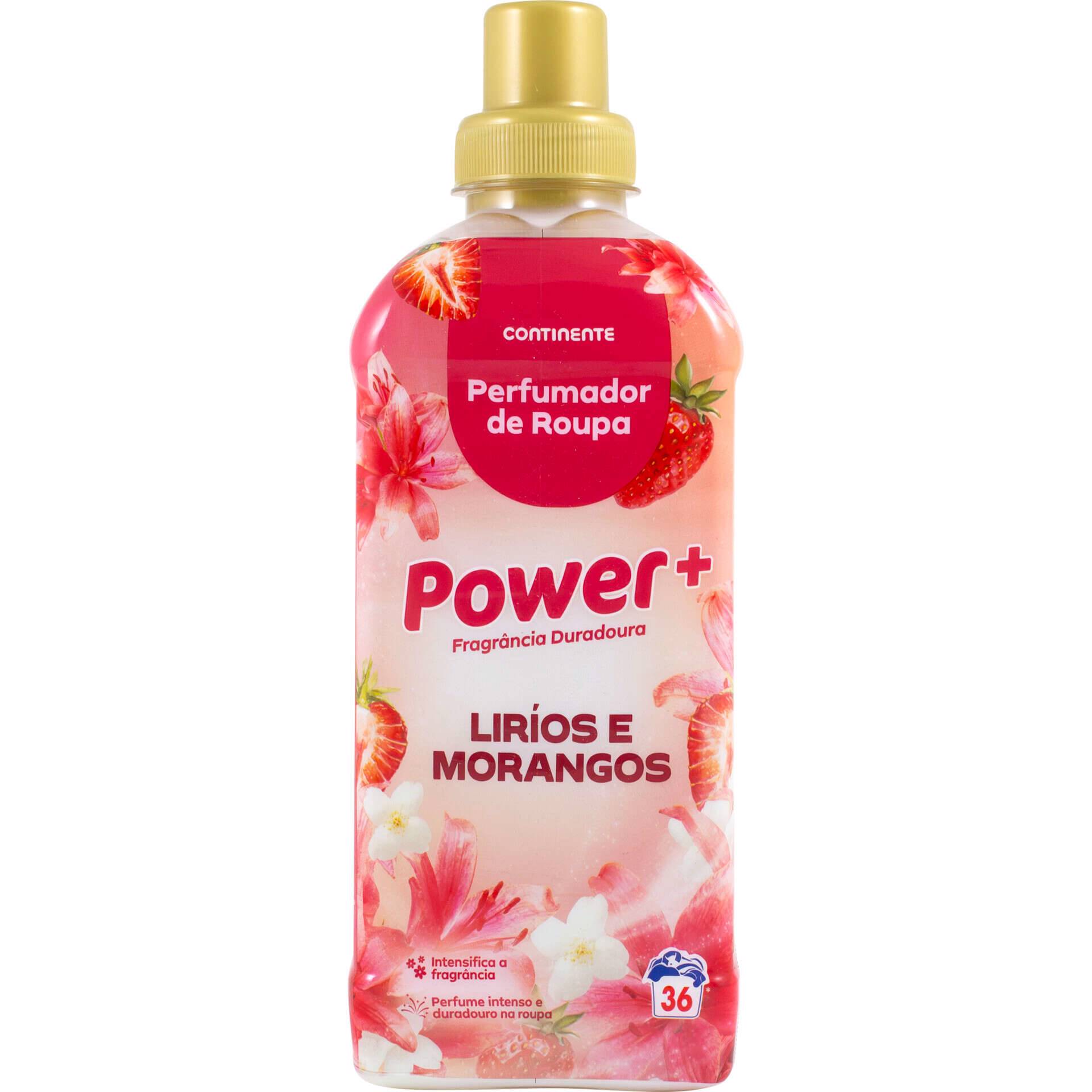 Perfumador de Roupa Power+ Lírios e Morangos Continente - 36 doses ...