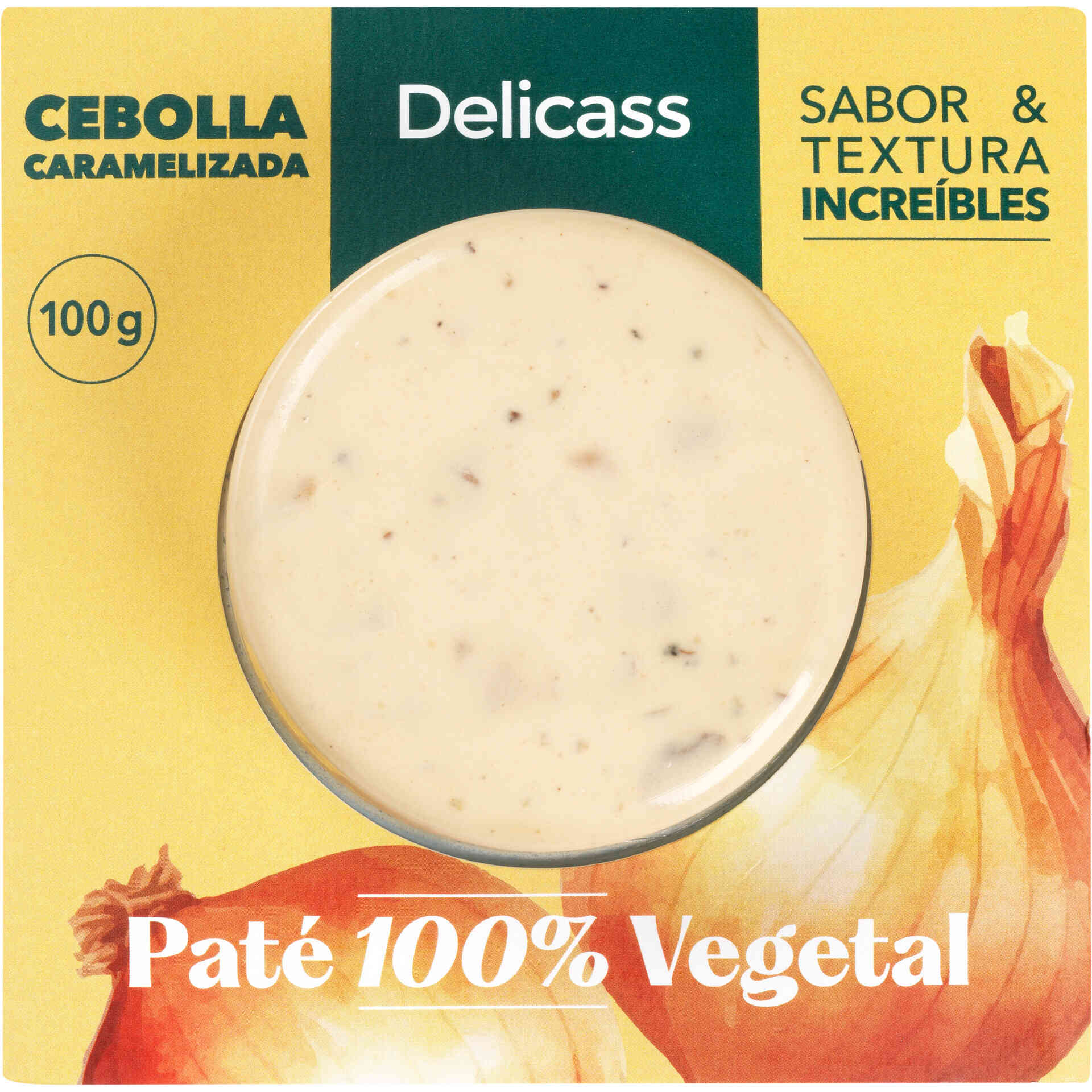 Patê Vegetal de Cebola Caramelizada Delicass | Continente Online