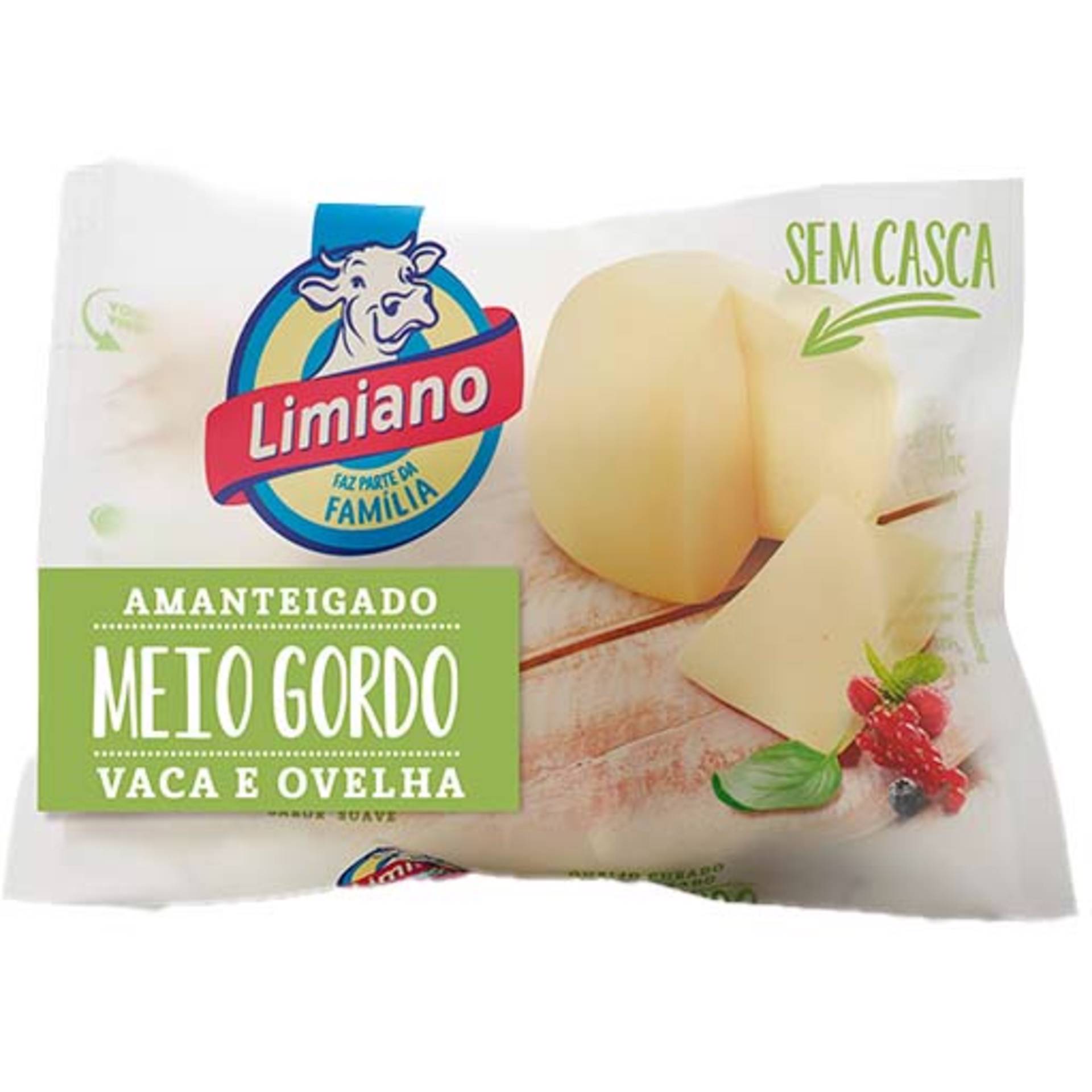 Queijo de Mistura Curado Amanteigado Meio Gordo Limiano - emb. 450 gr ...