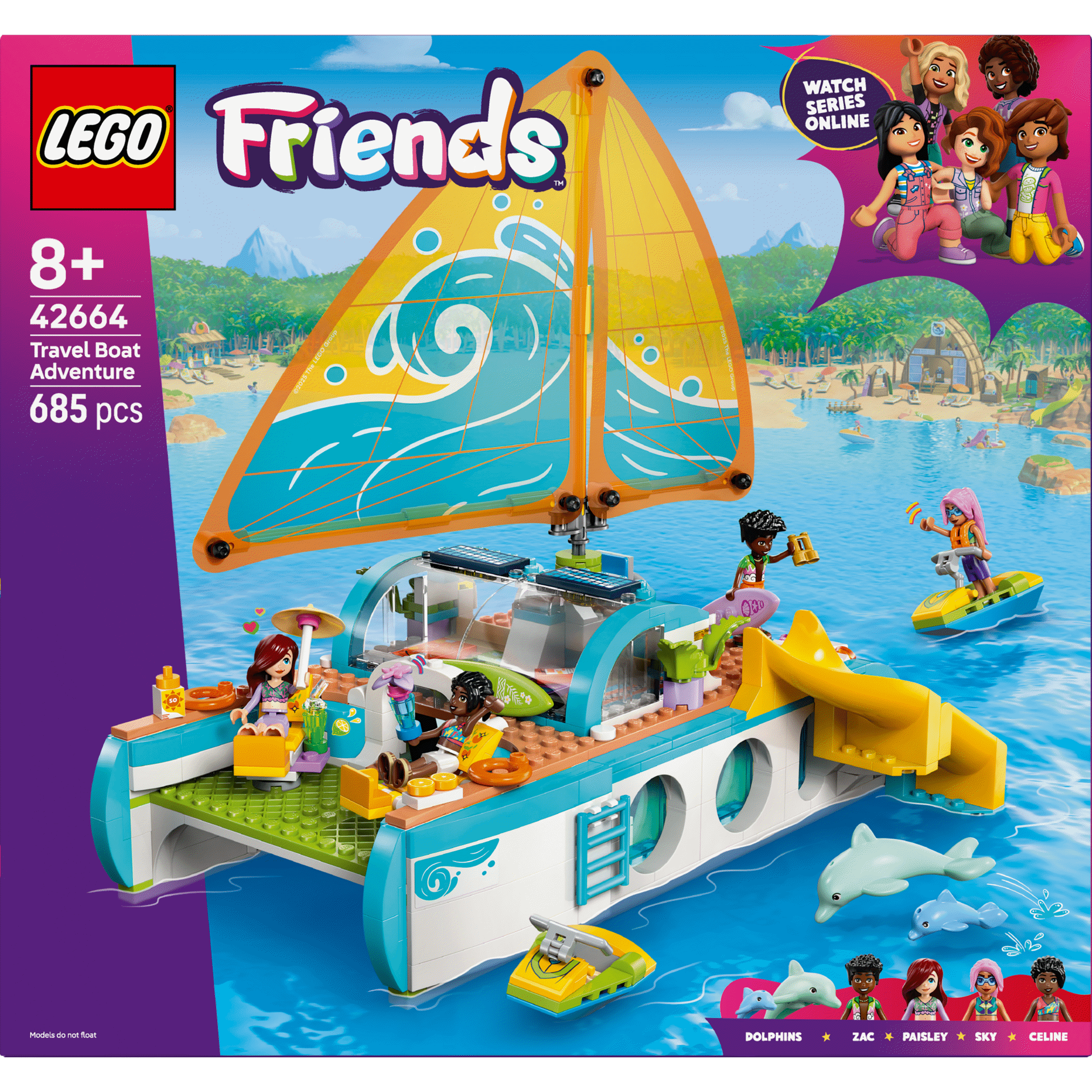 Aventura em Viagem de Barco - 42664 LEGO Friends | Continente Online