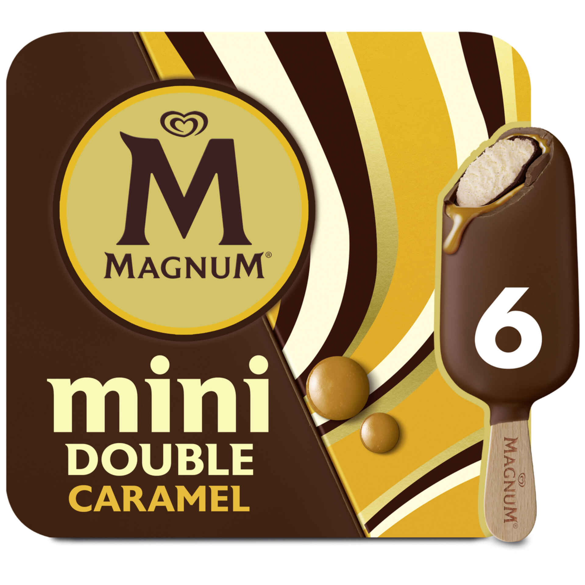 Gelado Mini Double Caramelo Magnum | Continente Online