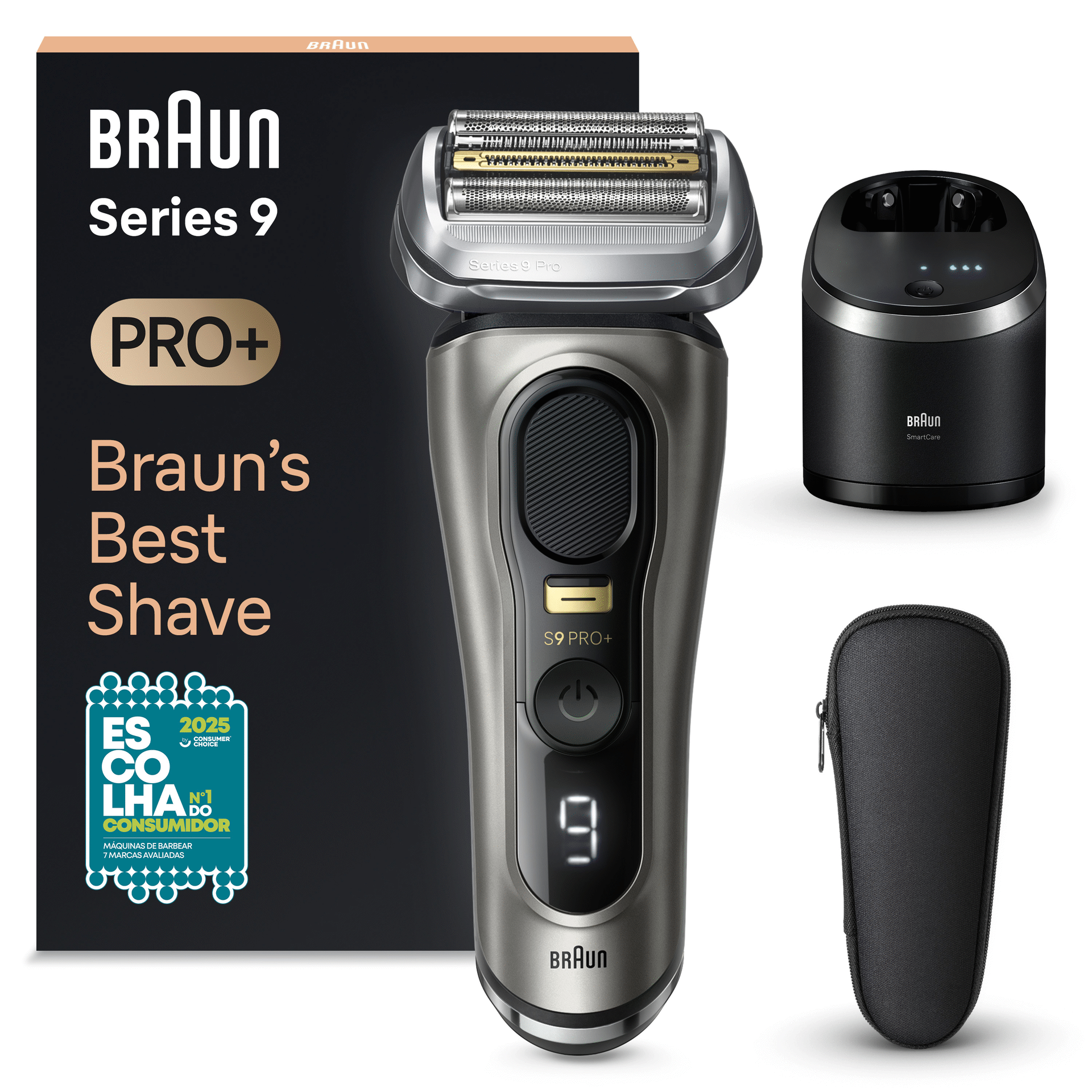 Máquina de Barbear Series 9 Pro+ 9565cc Braun - emb. 1 un | Continente ...