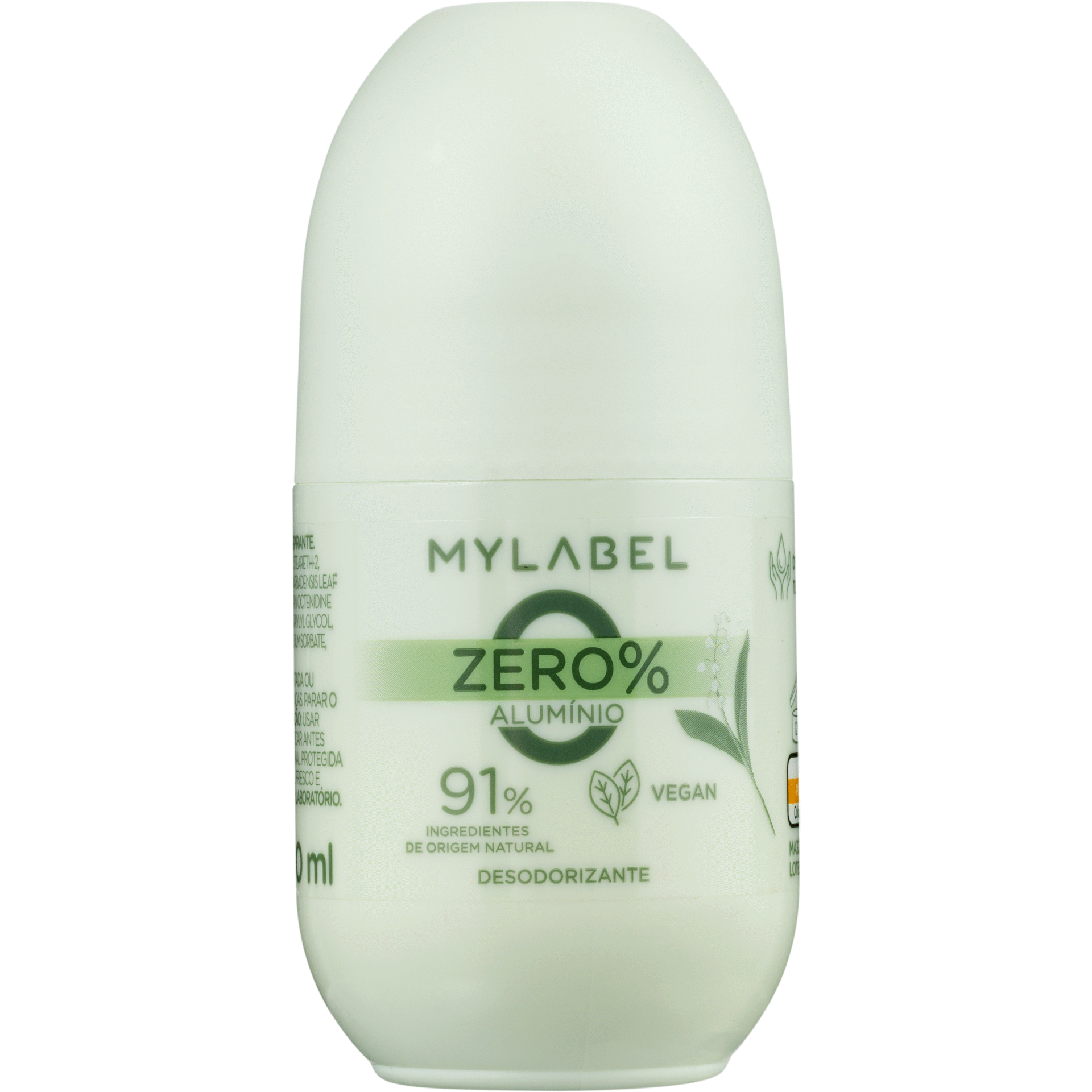 Desodorizante Roll-On 0% Alumínio MyLabel - emb. 50 ml | Continente Online