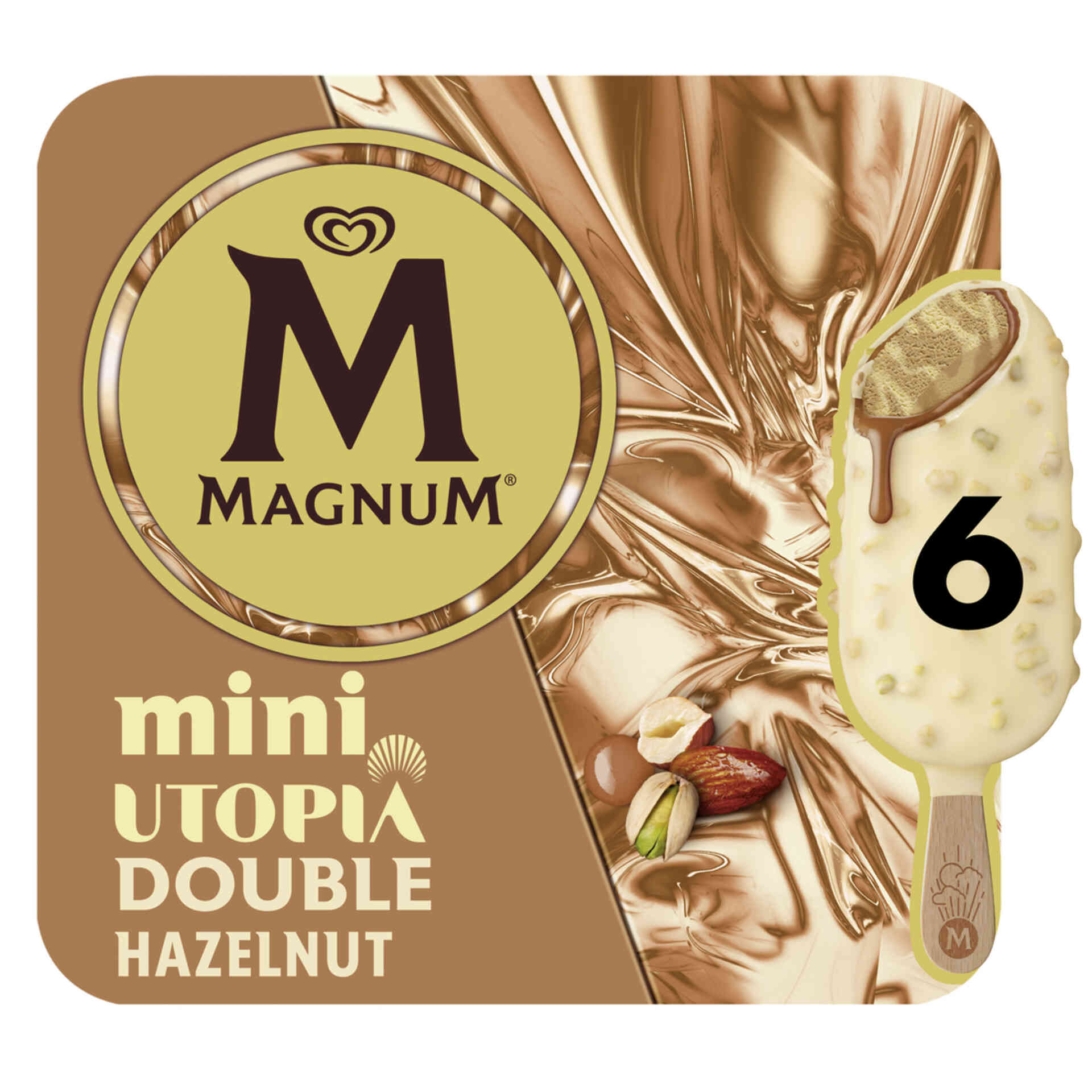 Gelado Mini Utopia Double Avelã Magnum | Continente Online