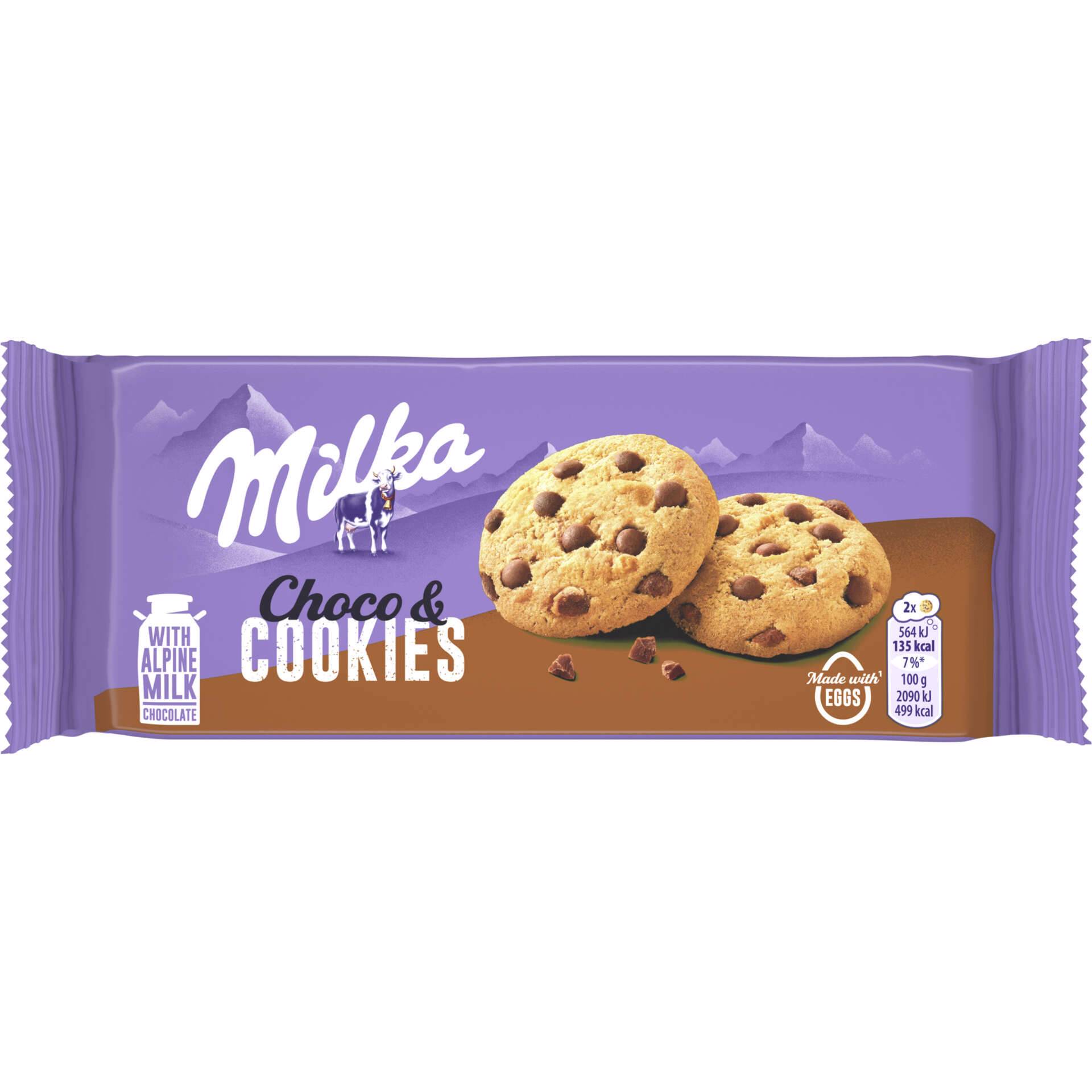 Bolachas Cookie e Choco Milka | Continente Online