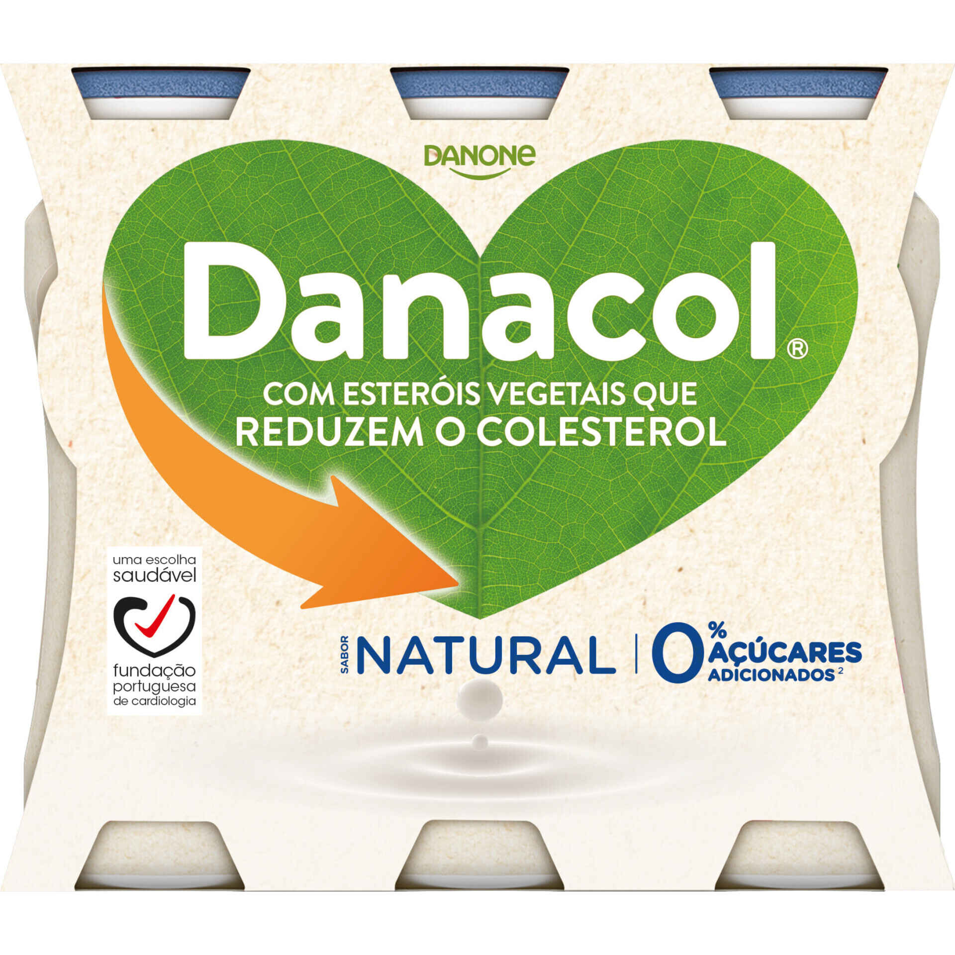 Iogurte Líquido Reduz Colesterol Natural Danacol Danone - emb. 600 gr ...