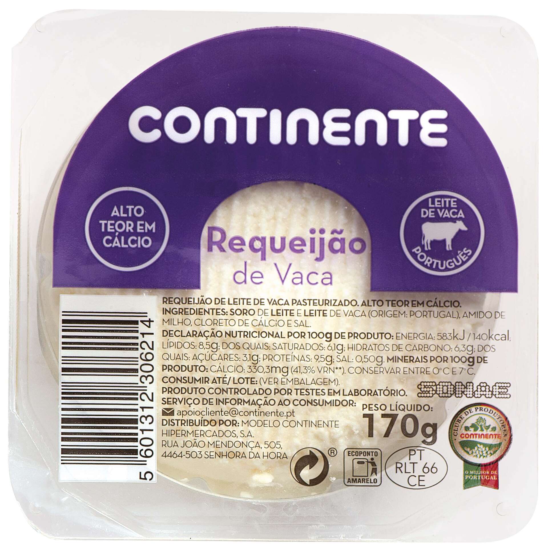 Requeijão de Vaca Continente | Continente Online