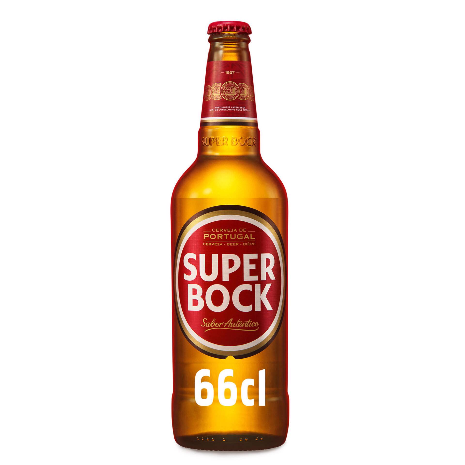 Cerveja com Álcool Garrafa garrafa 66 cl - Super Bock | Continente