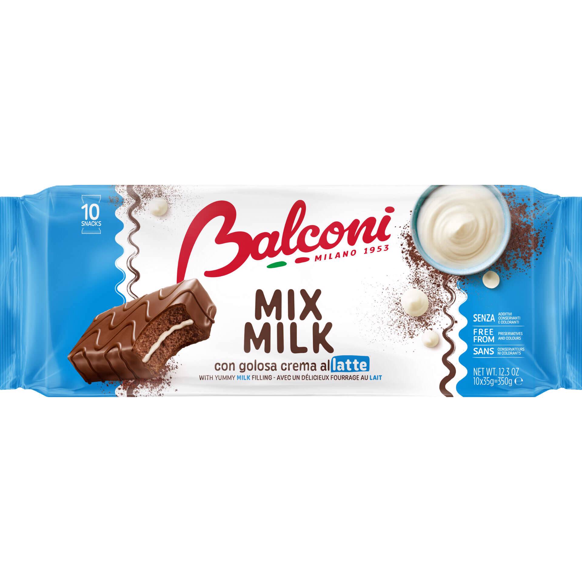 Bolo MixMax com Recheio Creme de Leite e Cobertura Chocolate Balconi ...